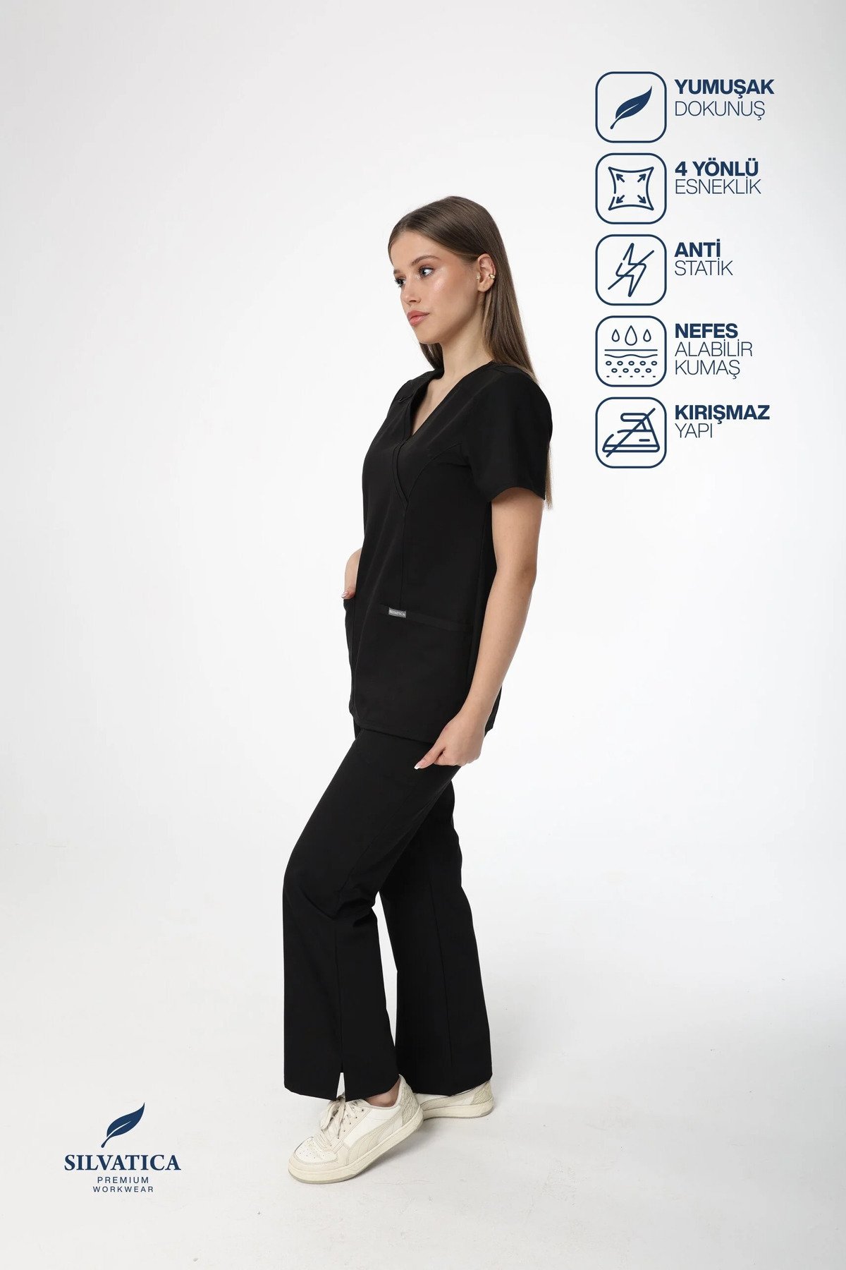 Silvatica Premium Workwear Silvatica Marfa® Kadın Medikal Pantolon ...