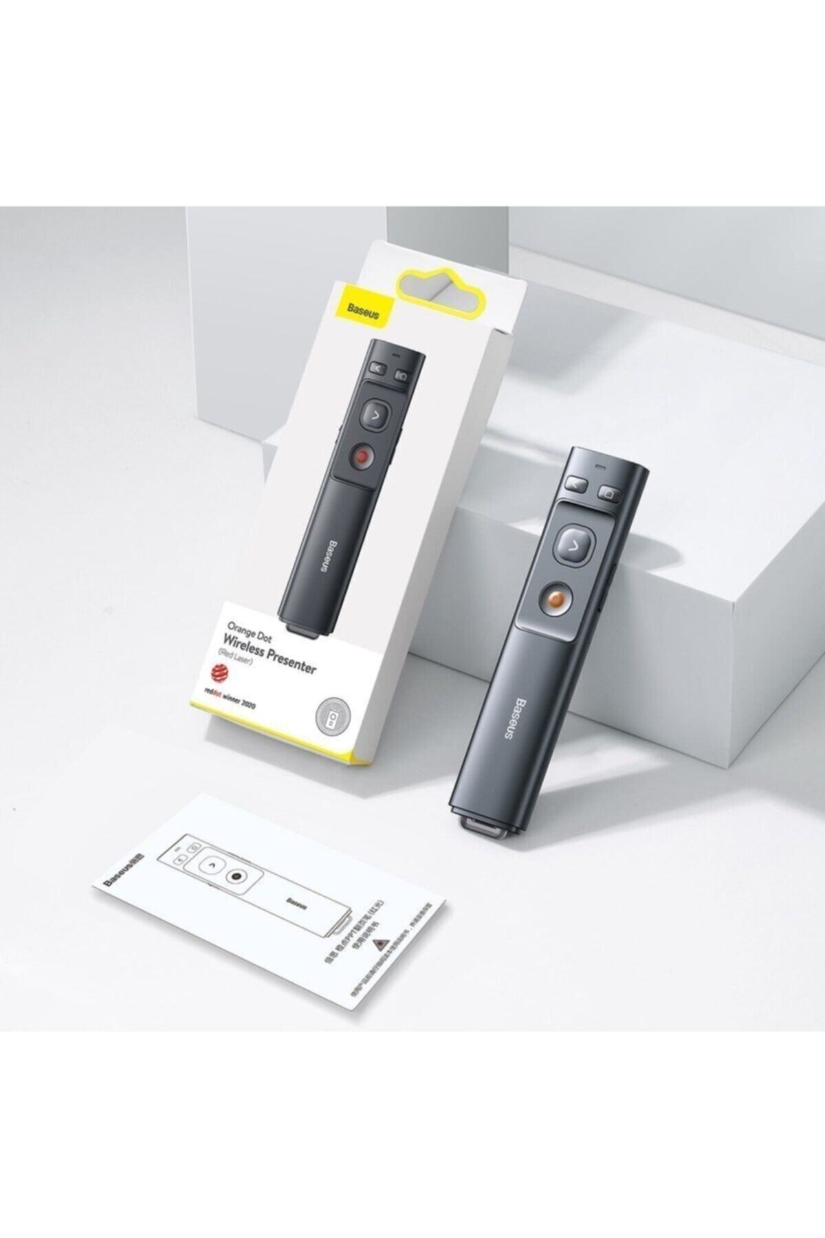 Baseus Lazer Pointer Bluetooth Alıcılı Kablosuz Sunum Cihazı - Fiyatı ...