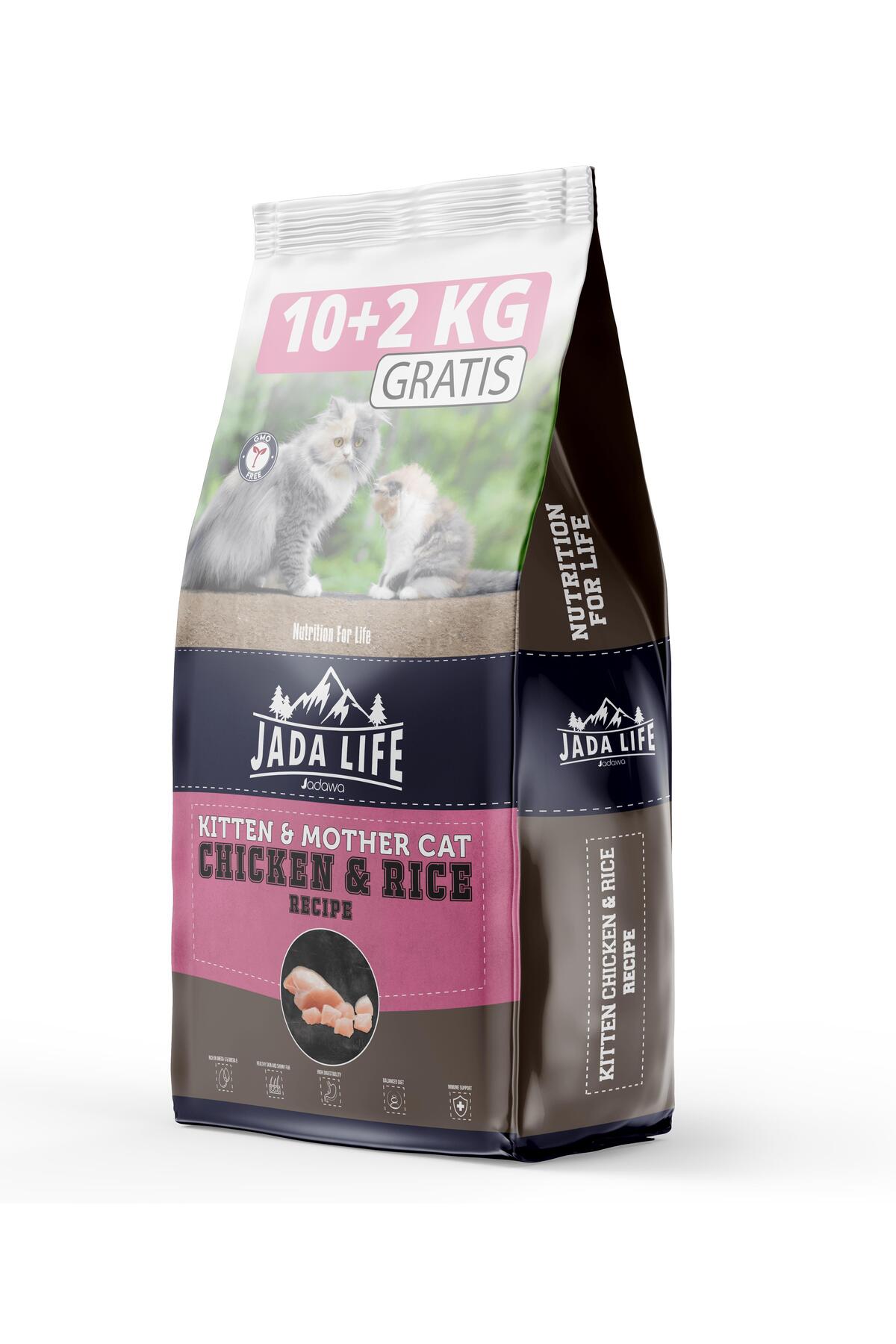 jadawa Jada Life Kitten&mother Cat Food With Chicken Tavuklu Anne Ve ...