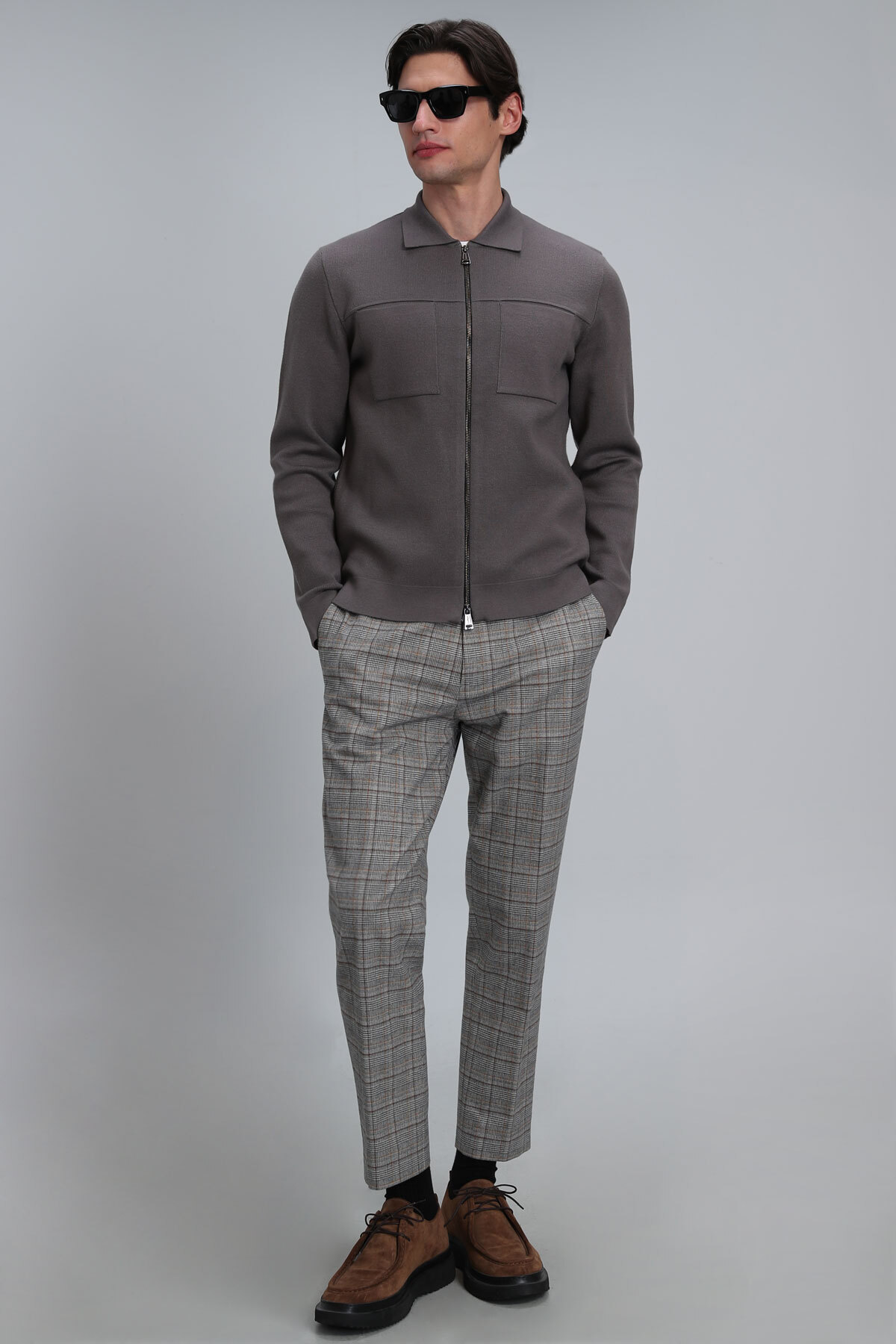 Lufian Lukas Smart Erkek Chino Pantolon Slim Fit Gri Fiyatı, Yorumları ...