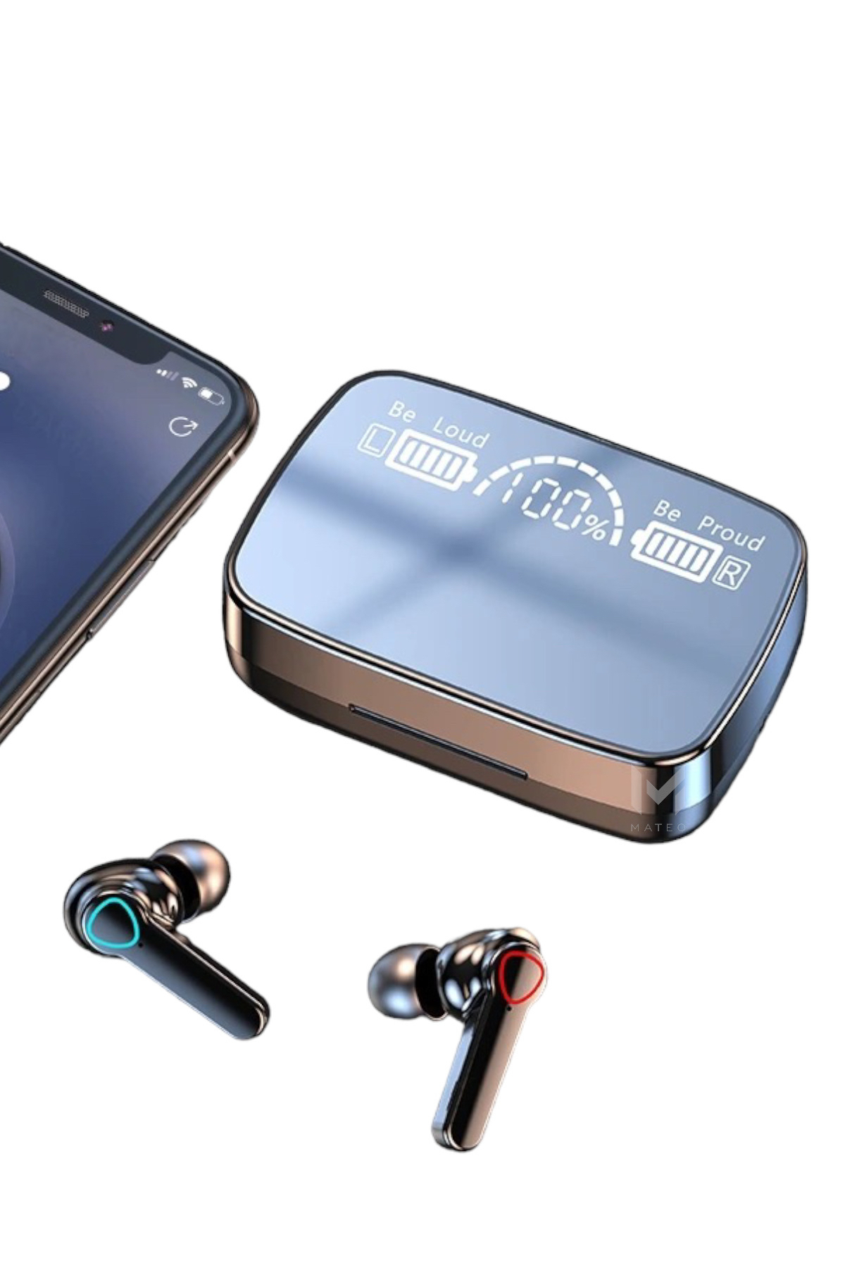 UCUZTEKNO YÜKSEK BASSLI AYNALI POWERBANK ÖZELLİKLİ BLUETOOTH KULAKLİK m19pro - Fiyatı, Yorumları