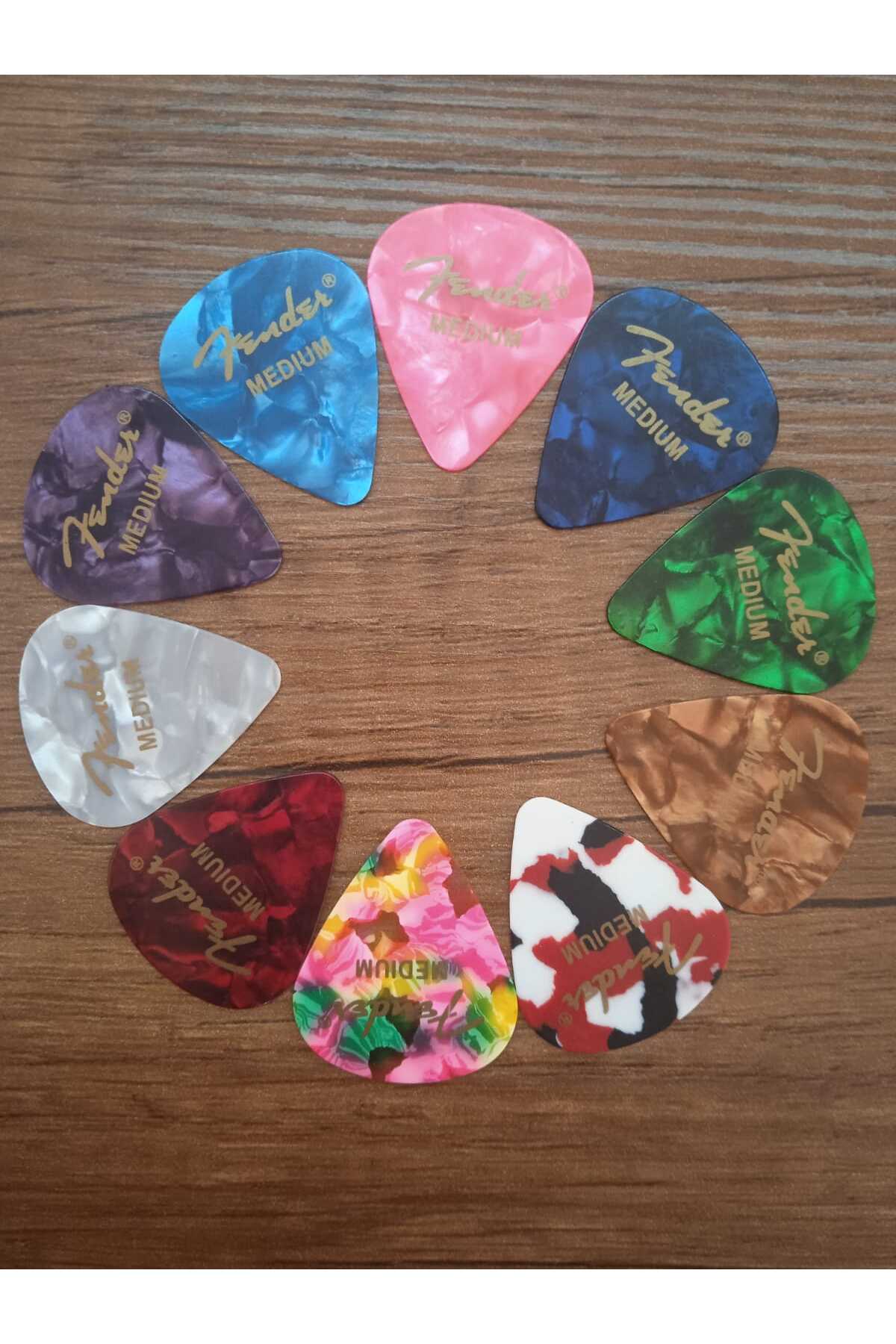 FENDER 10 Adet Medium Sedefli Gitar Penası - Fiyatı, Yorumları