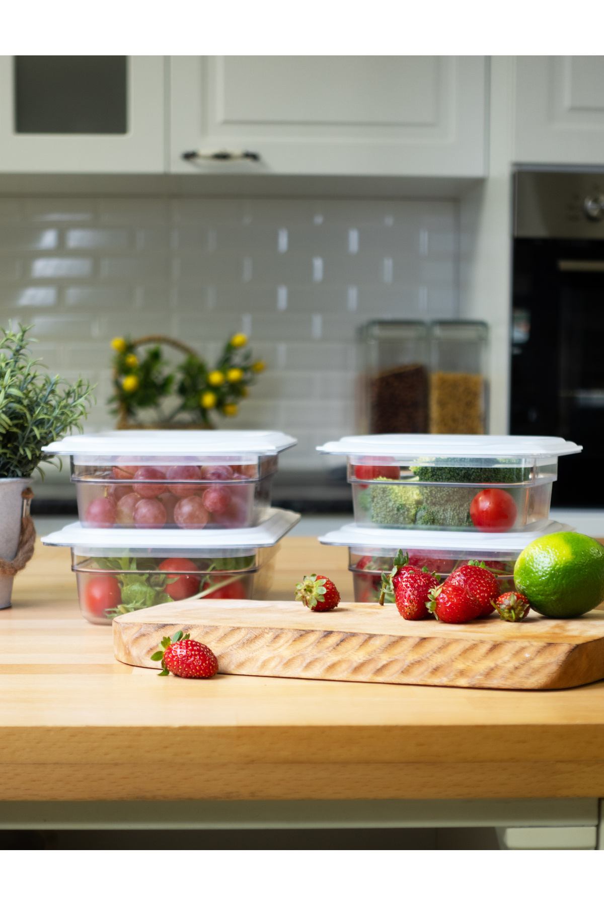 CAMBRO Mühürlü Kapaklı 4 Parça Gıda Saklama Kabı Seti 1,7l, 1l - Fiyatı ...