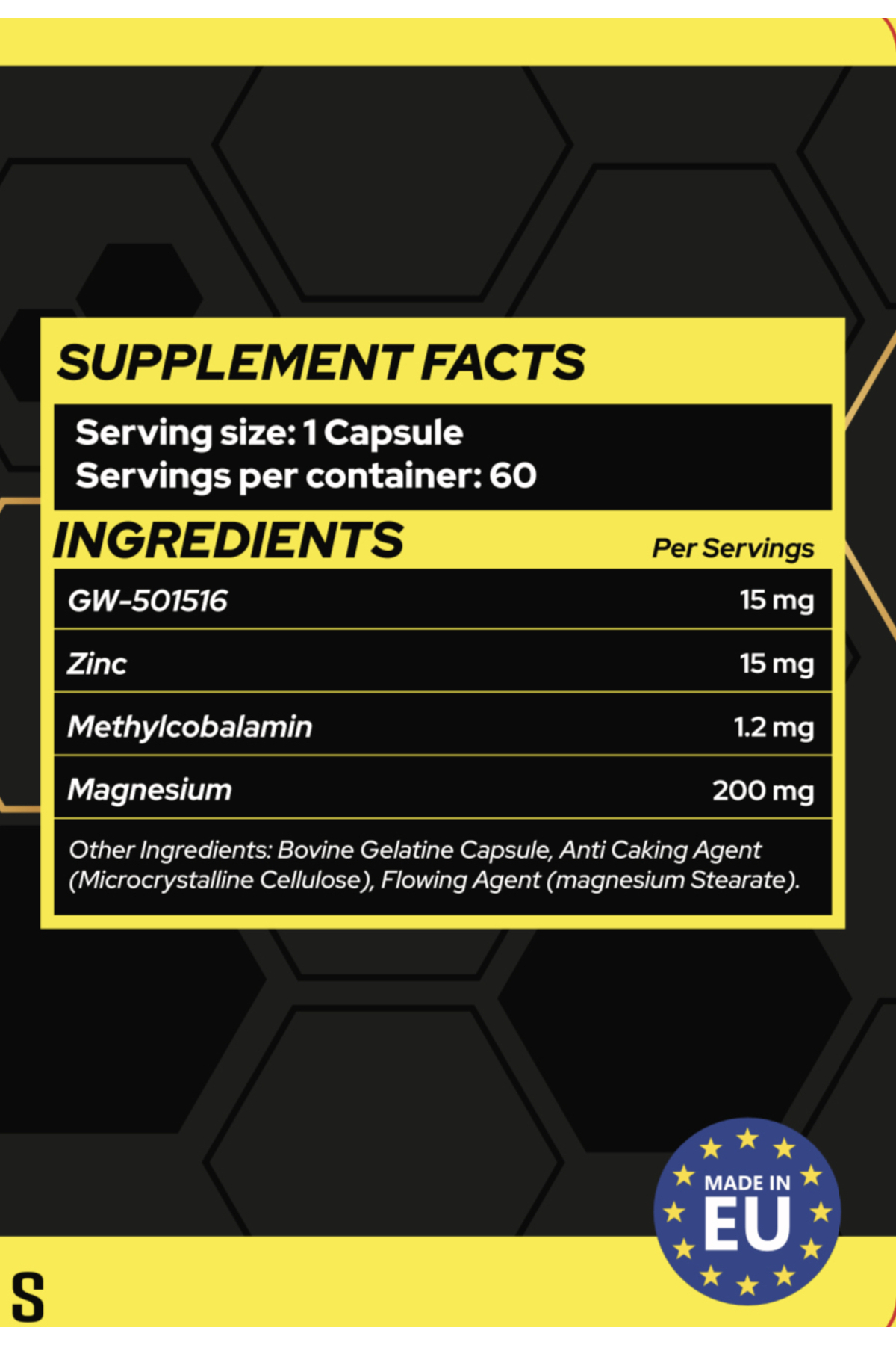 ultimate labs Cardarine Gw-50156 60 Kapsül - Fiyatı, Yorumları