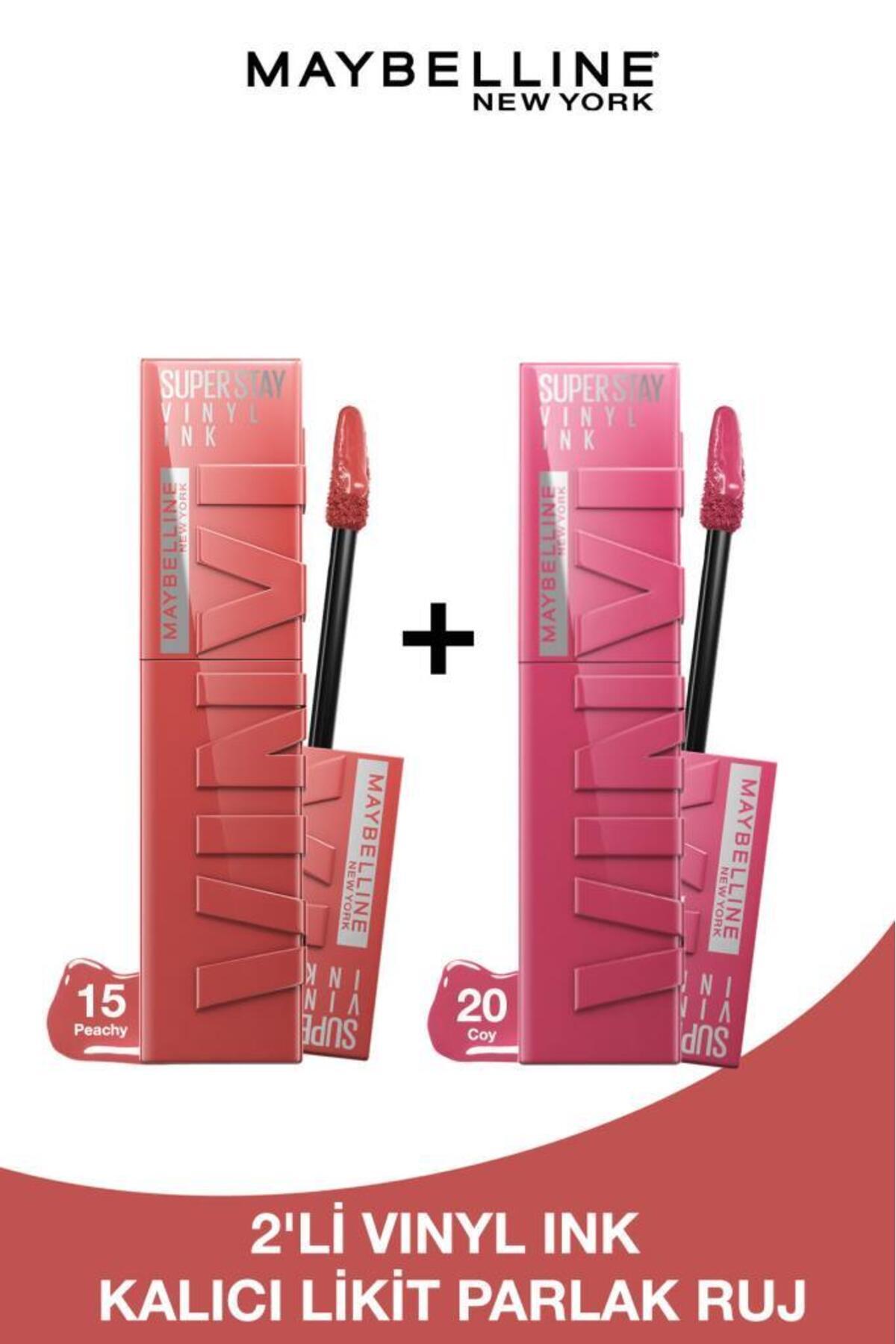Maybelline New York Super Stay Vinyl Ink Uzun Süre Kalıcı Likit Parlak ...