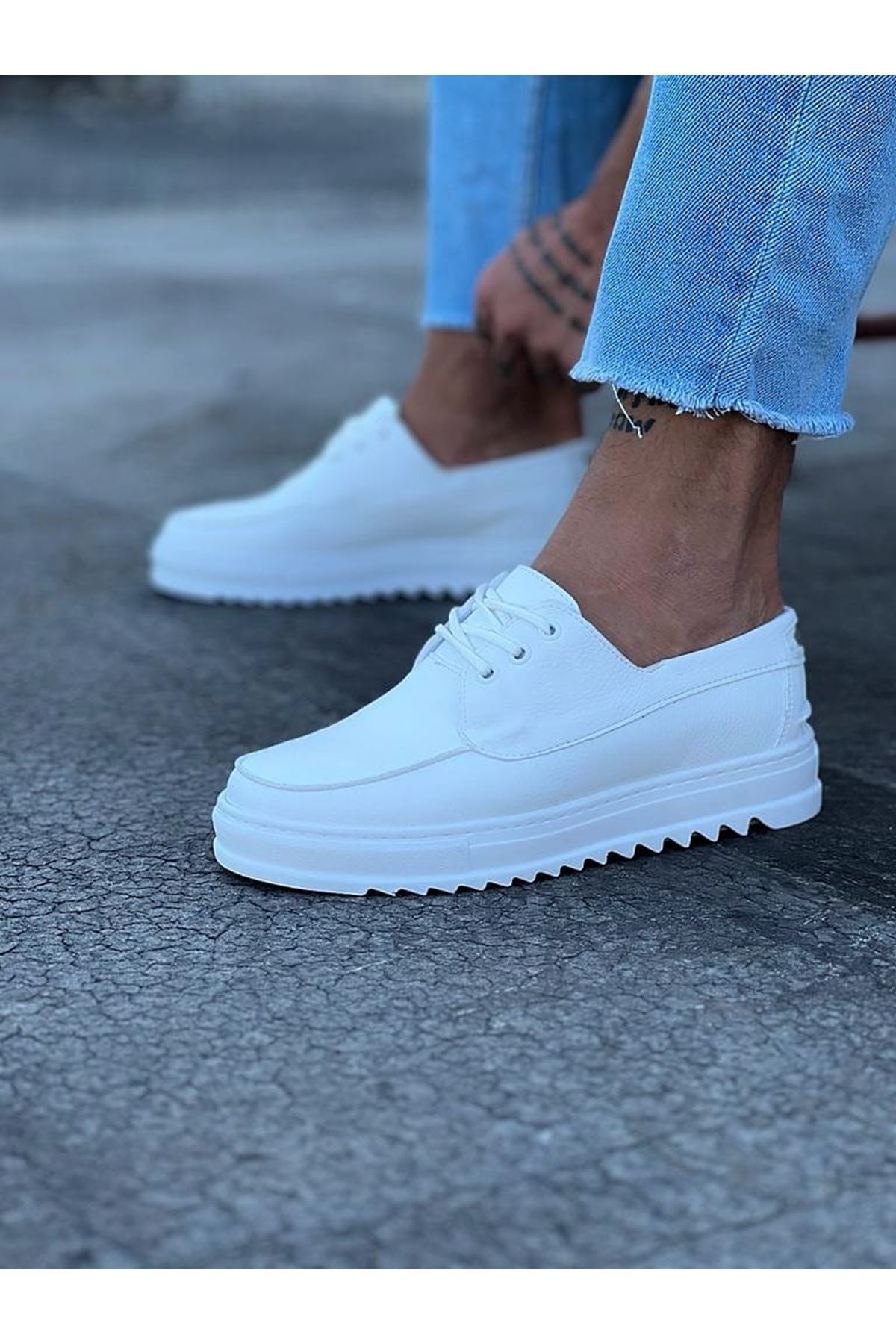 Joy Man J506 Bağcıklı Ortopedik Taban Erkek Sneaker Günlük Ayakkabı BT ...