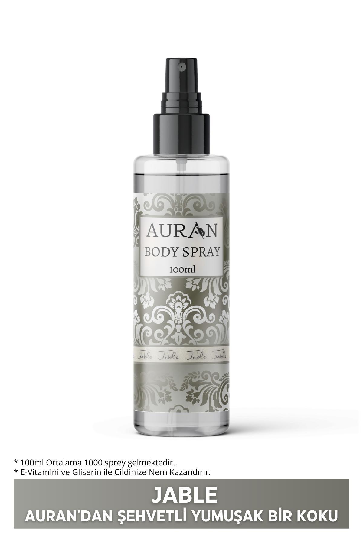 AURAN Jable Parfümlü Kadın Vücut Spreyi Jable Body Mist Spray 100ml ...