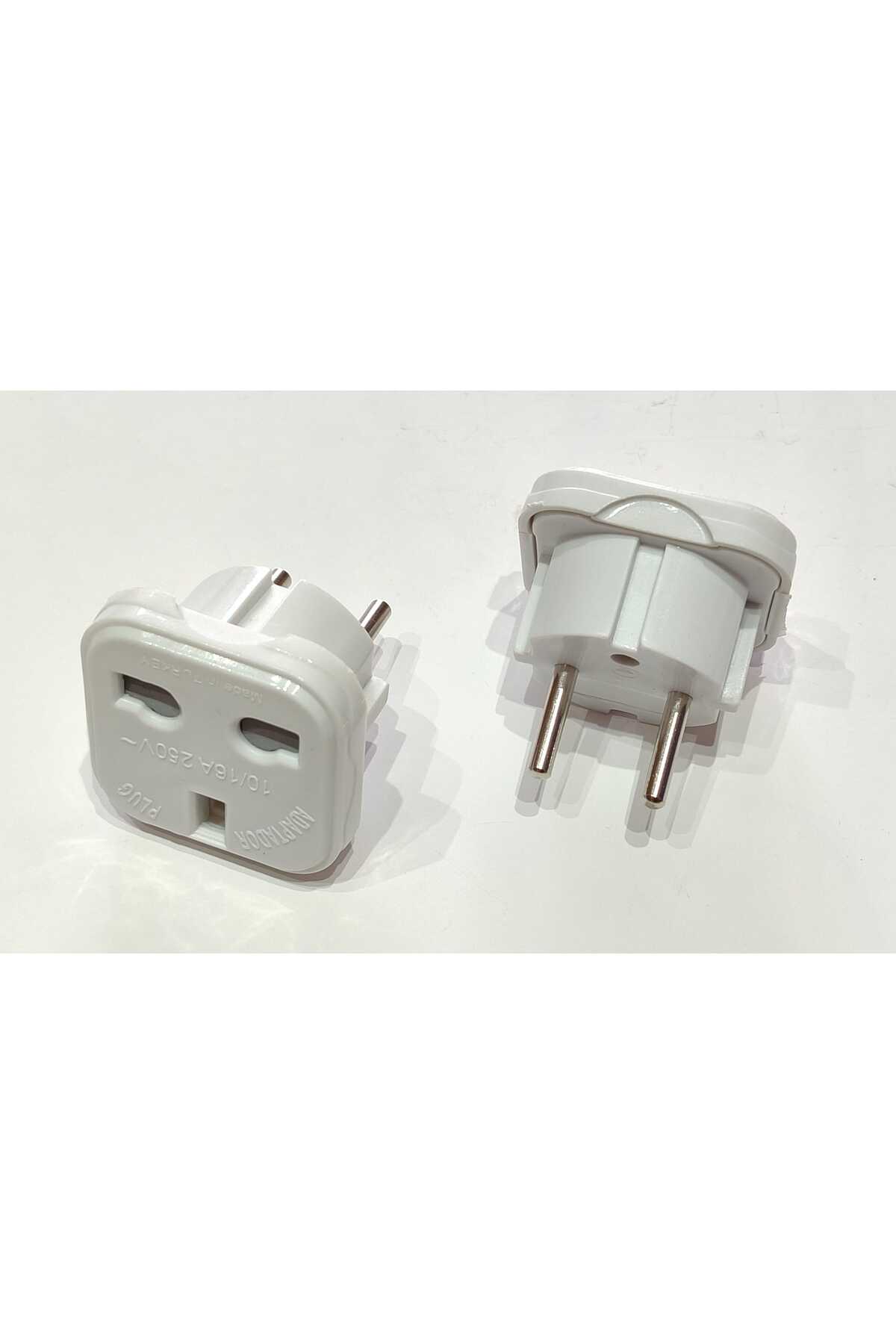 ENSSPOT 2 ADET İNGİLİZ FİŞ ADAPTÖR ÇEVİRİCİ İNGİLİZ-TÜRKİYE ÇEVİRİCİ ...