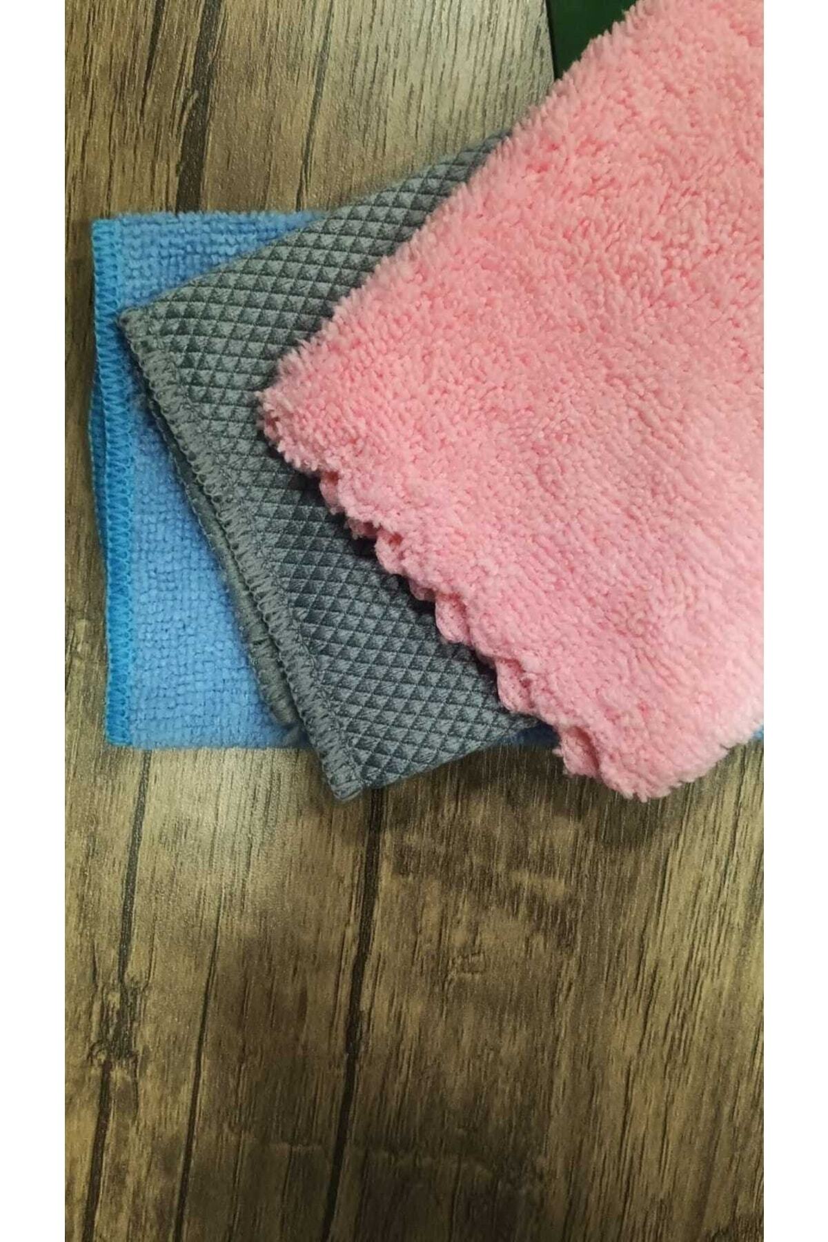 DREAM GARDEN 3'lü Temizlik Bezi | Mikrofiber Havlu, Cam Bezi Ve ...