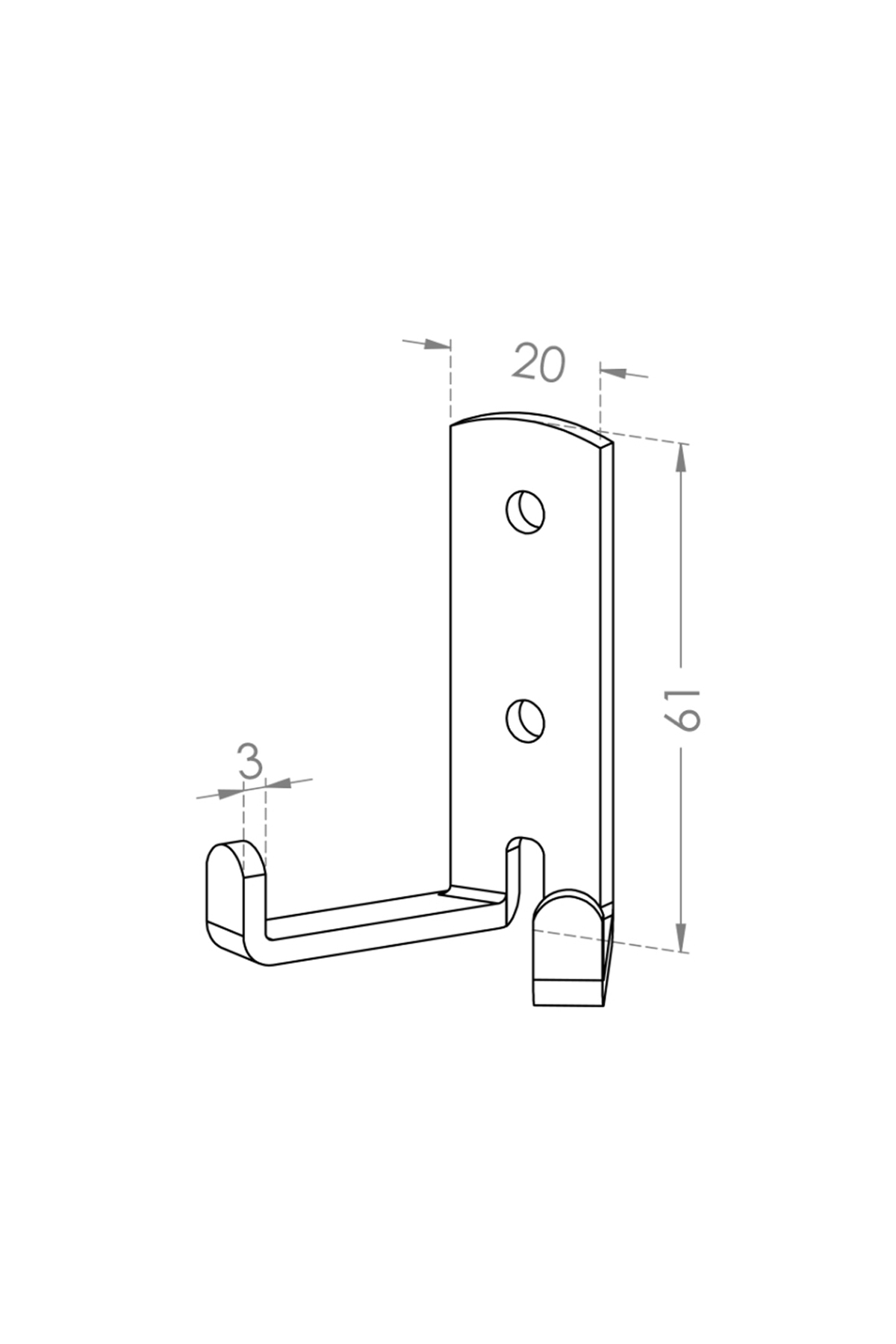 Yapıkan 4 ad. Modern Çelik Koç Askı Texture Mat Siyah - Vestiyer Dolap ...