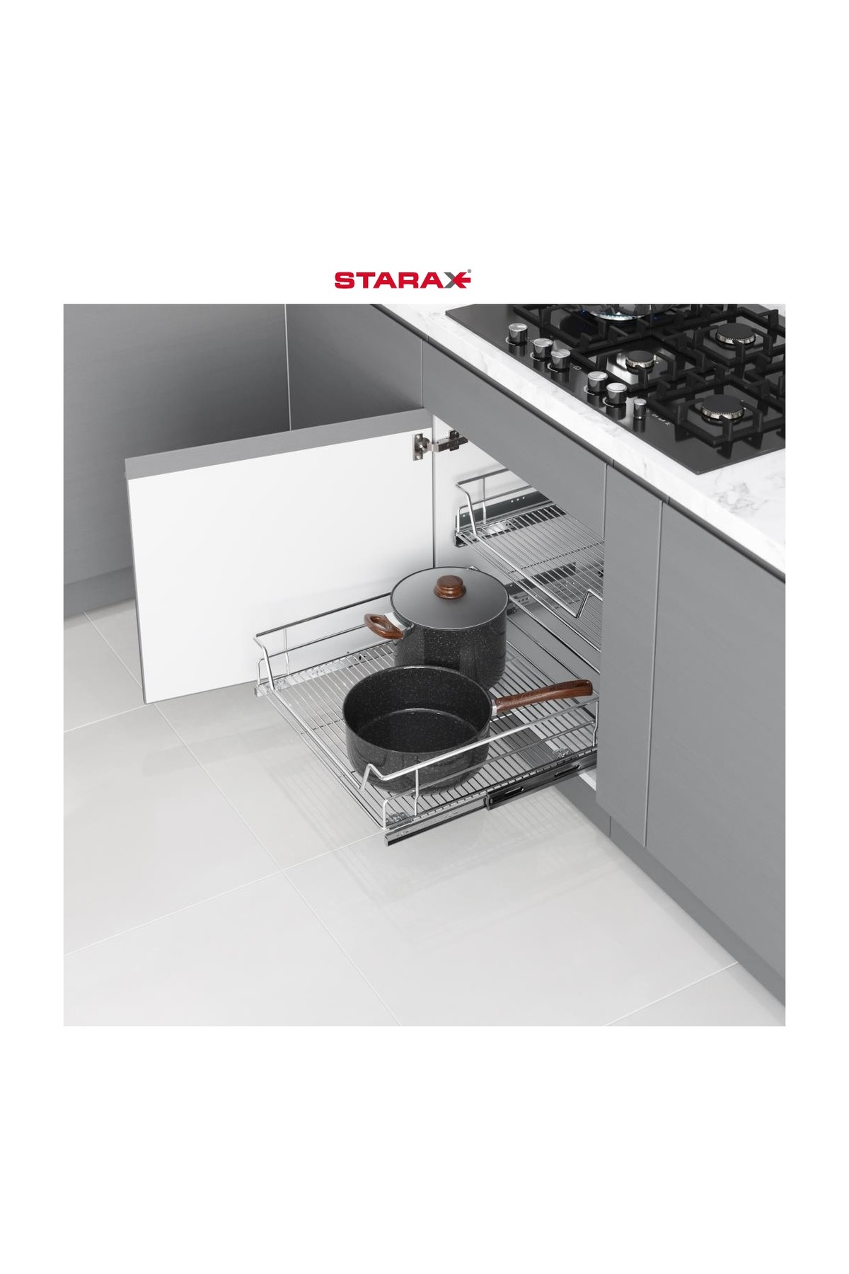 Starax S-2012-C Bağımsız Teleskopik Raylı Çekmece, Modül 60 cm - Fiyatı ...