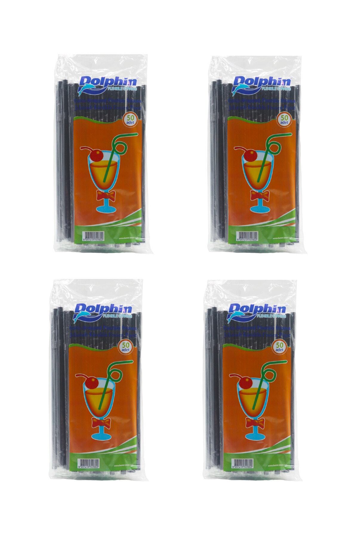 Yusuf Dirik YD Party Supplies Jelatin Sargılı Kalın Körüklü Pipet 300 ...