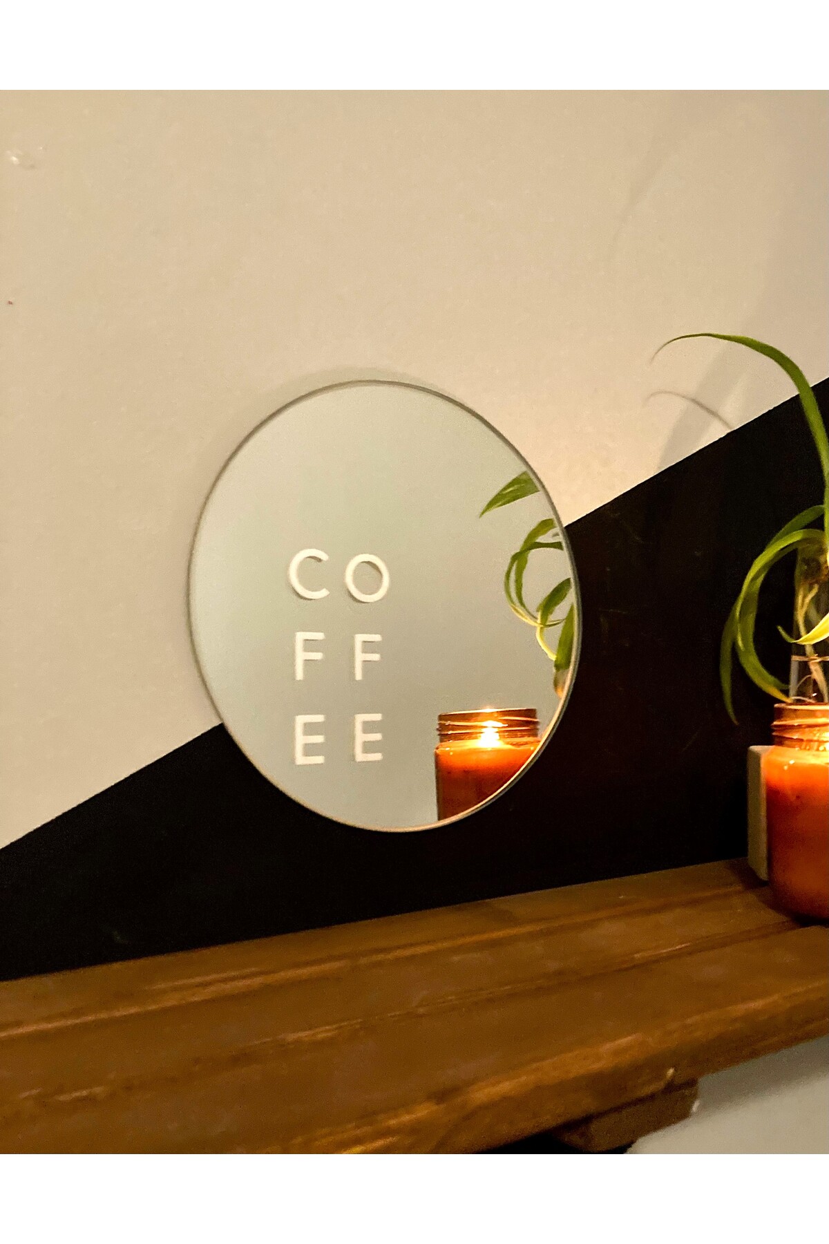 Home Art Nova Yuvarlak ( Coffee Beyaz Seri 20 Cm)pinterest Aynası ...