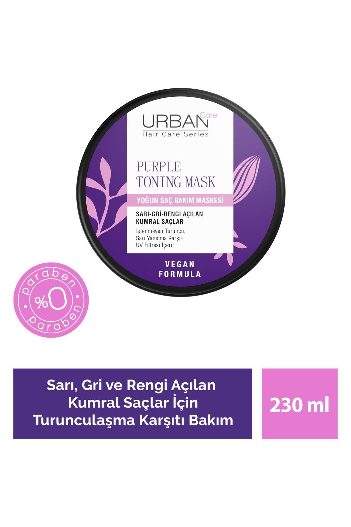 Urban Care Purple Toning Mask Yoğun Saç Bakım Maskesi 230 mlFiyatı ...