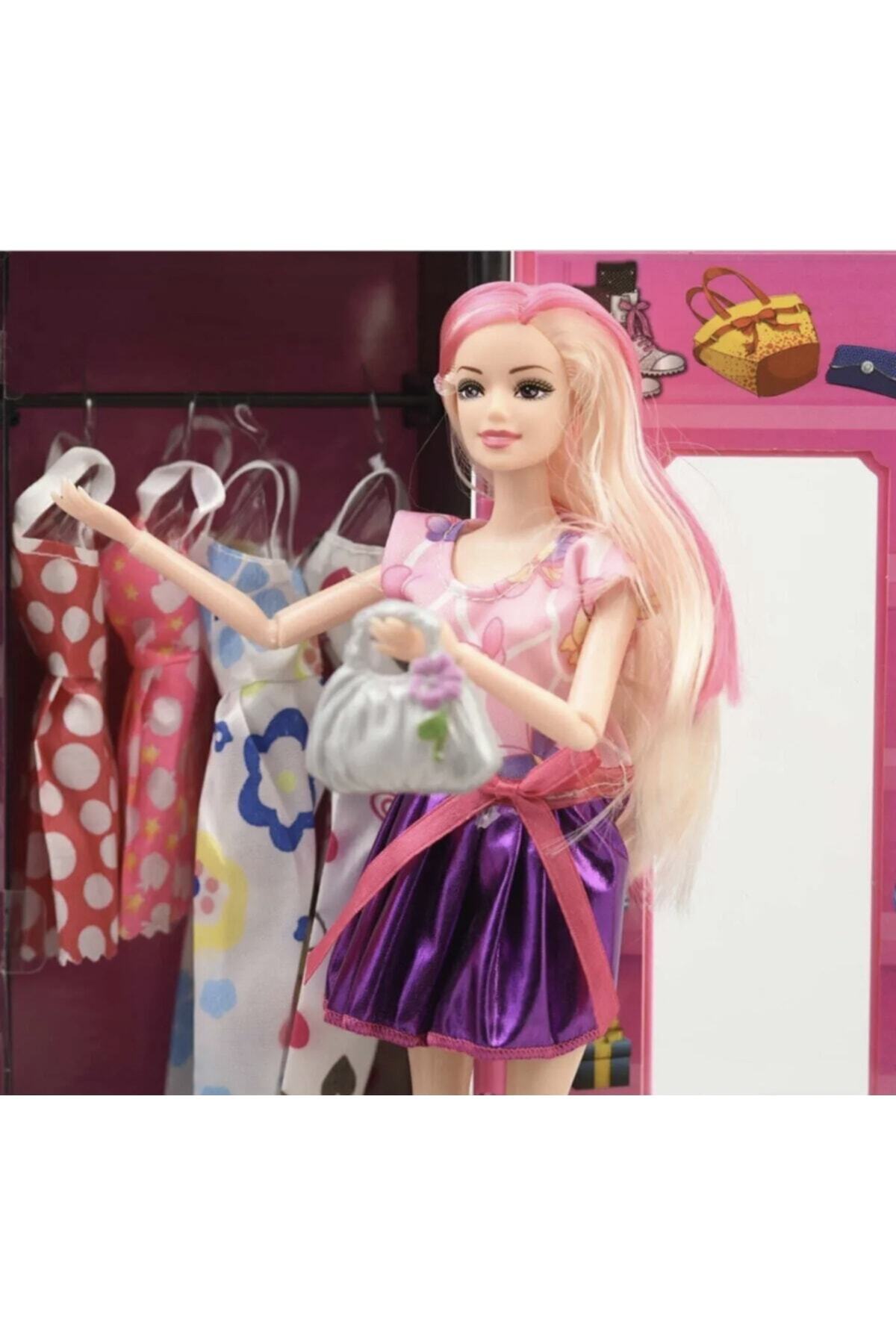 TOYSA TOYS Sonsuz Hareket Bebekli Çantalı Giysi Gardolap Fiyatı ...
