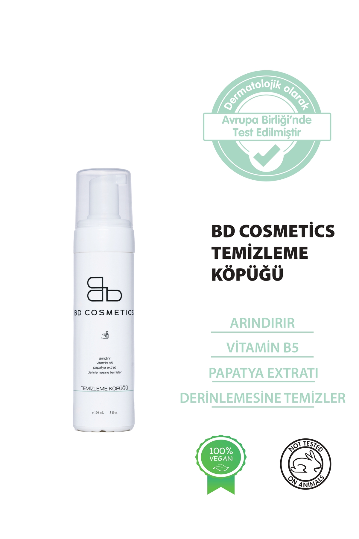Bd Pharma Bd Cosmetics Temizleme Köpüğü 150 ml Fiyatı, Yorumları - Trendyol