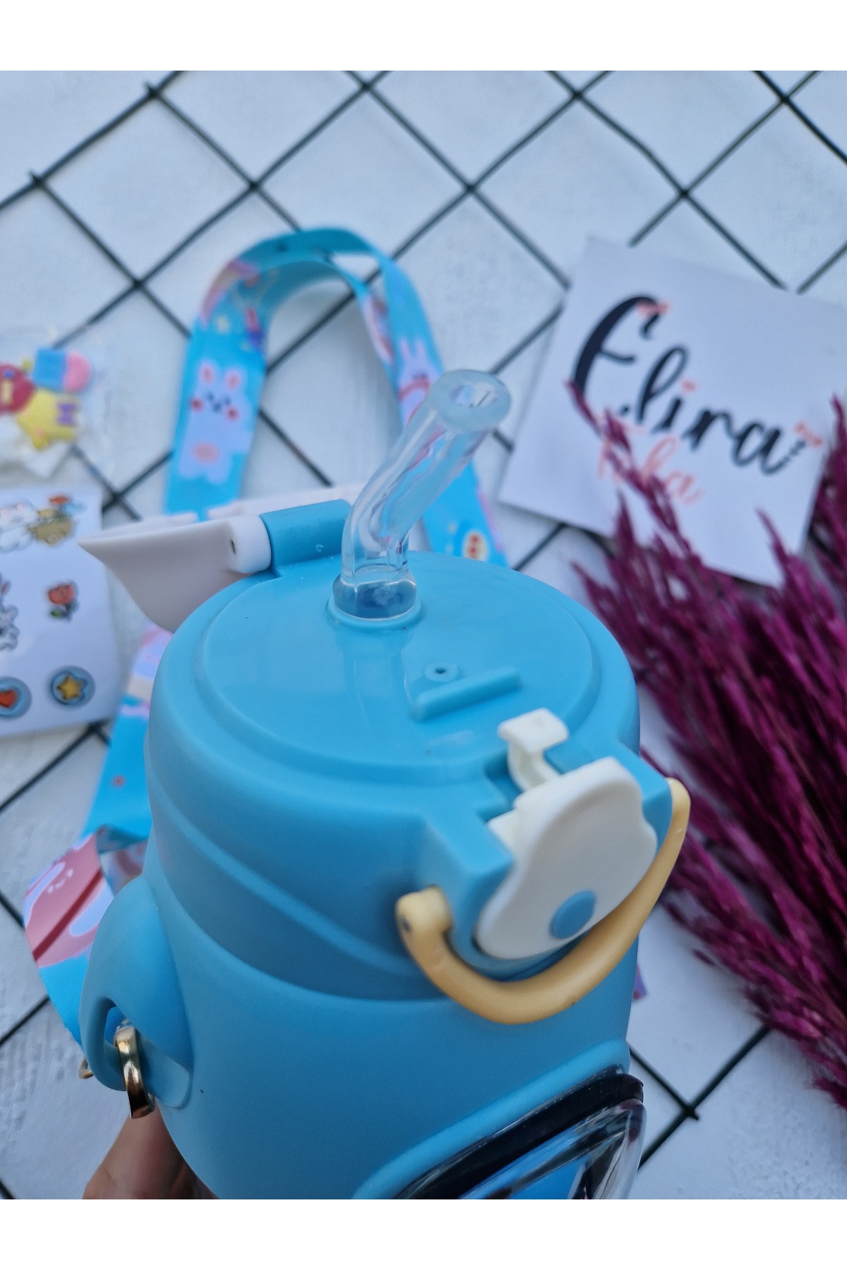 Berry Bottle AYICIKLI TAVŞAN KULAKLI GEYİK FİGÜR OKUL SU MATARASI ...