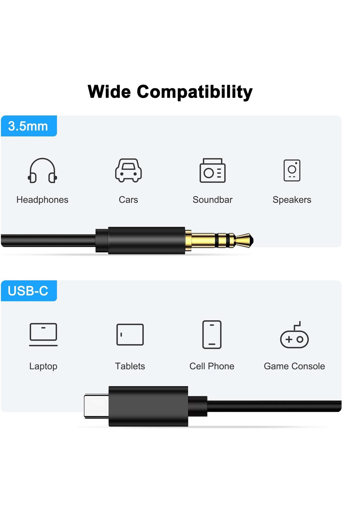 Deppo Trend Samsung Xiaomi Uyumlu Aux Kablosu Type-C To Jack Çevirici ...