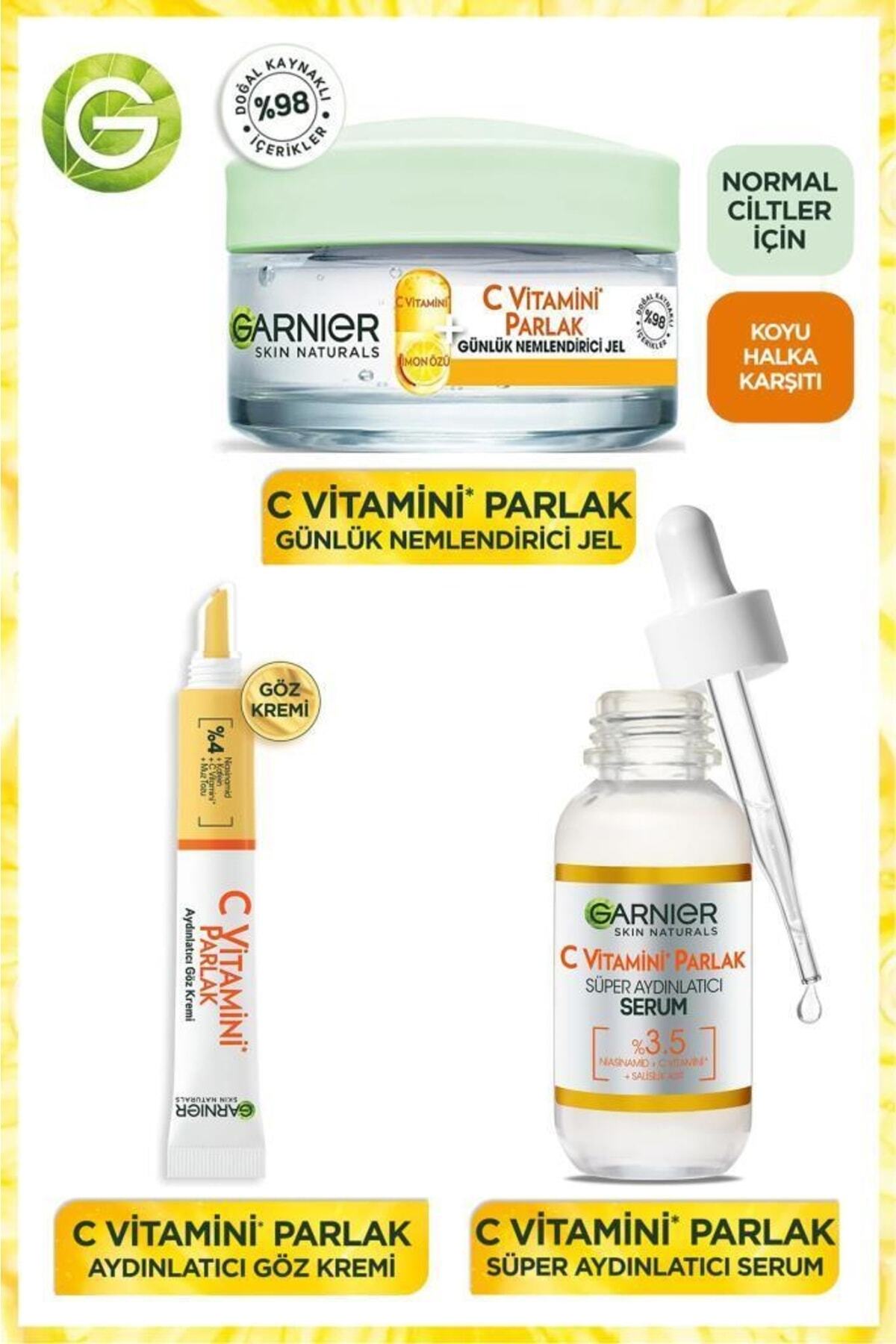 Garnier C Vitamini Süper Aydınlatıcı Yoğun Nemlendirici Koyu Halka ...