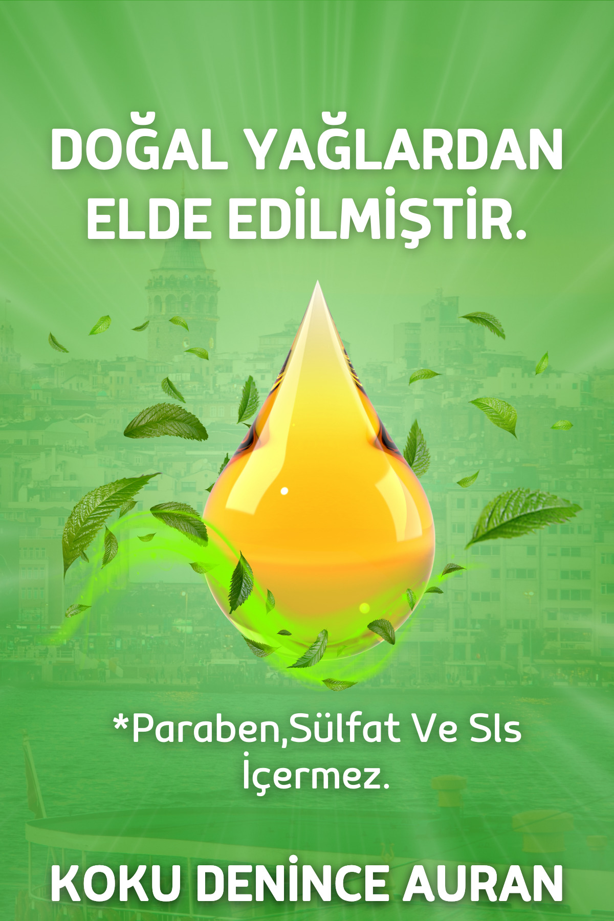 AURAN Limon Çiçeği Cam Şişe 80 Derece Kolonya 50ml Fiyatı, Yorumları ...