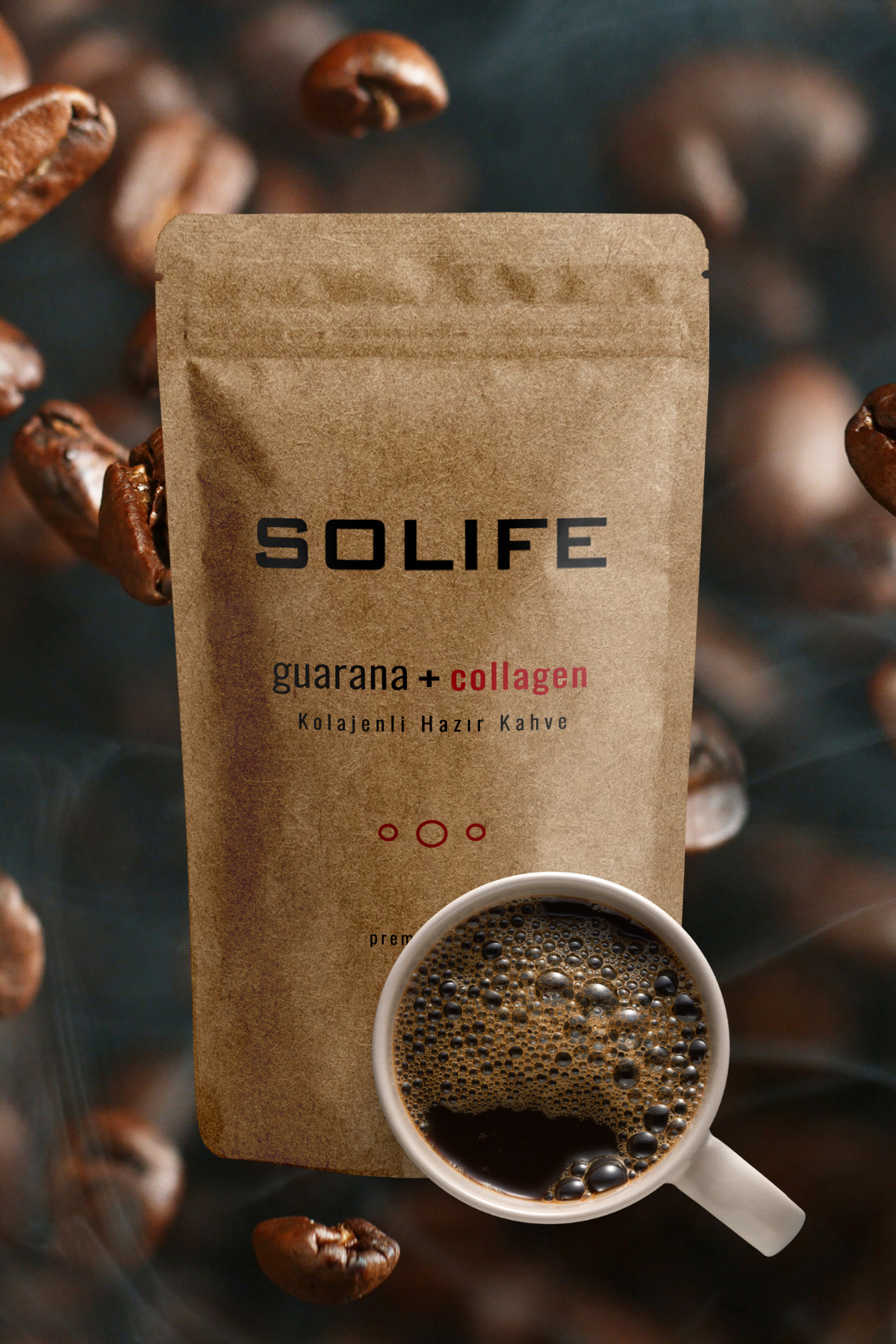 SOLIFE Guarana Ve Kolajenli Hazır Kahve Premium Soft 100 G - Fiyatı, Yorumları