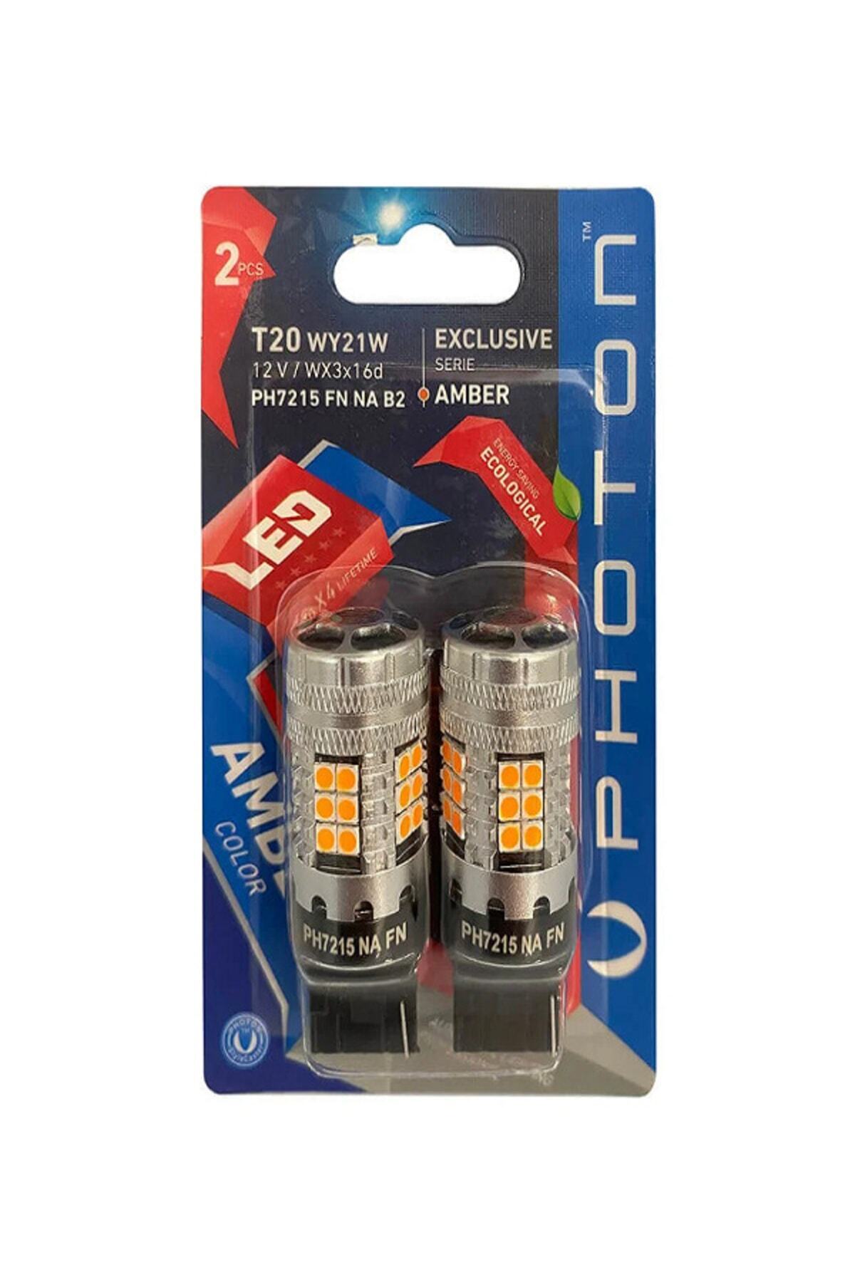 Photon Fanlı T20 W21w Amerikan Park Uyumlu Kuvvetli Turuncu Led Ampul ...