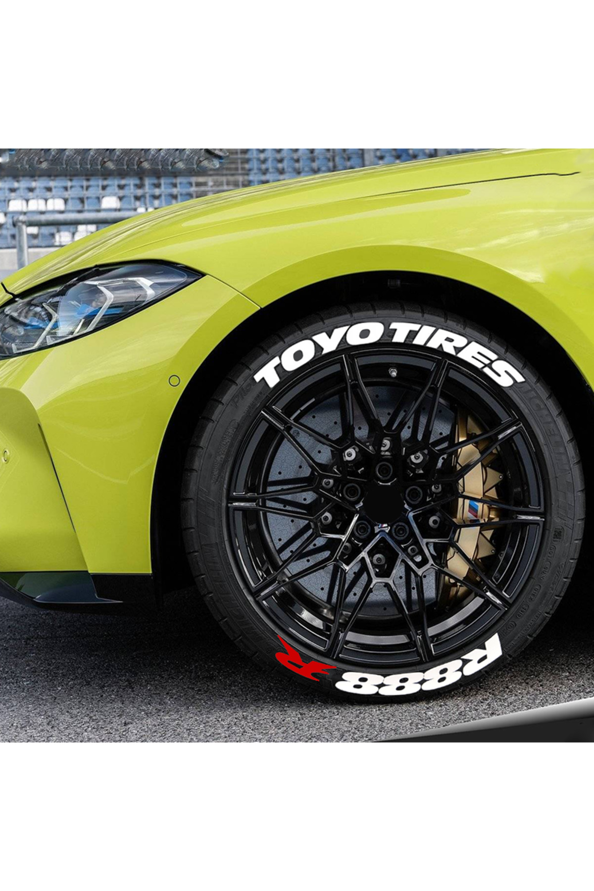 bombtire Toyo Tires R888r Lastik Yazısı Oto/motor Sticker Arma ...