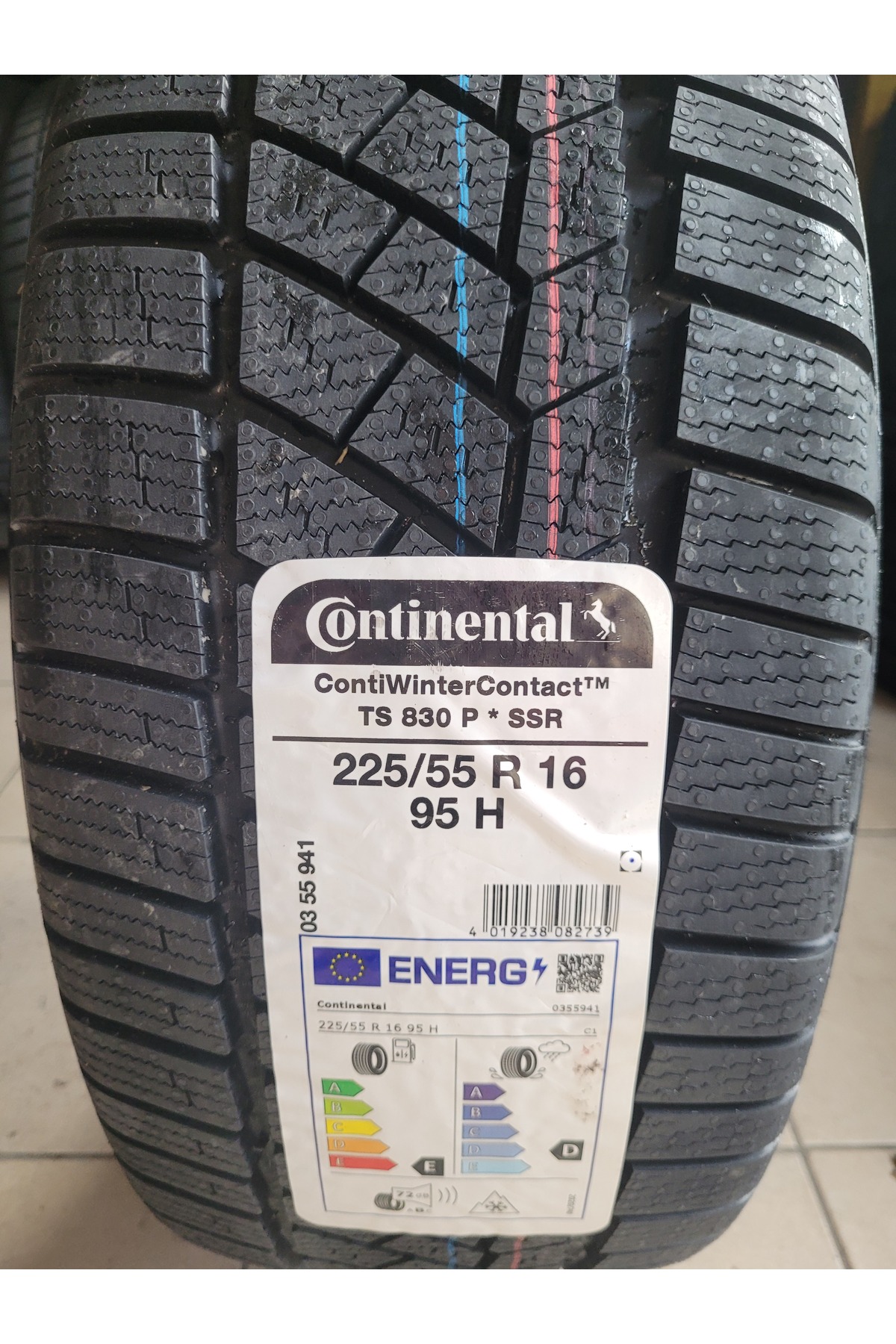 Continental 225/55r16 (SET) Ts830p* Ssr (RUN FLAT ÖZELLİKLİ) Set Olarak ...