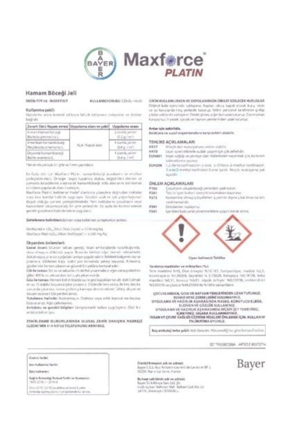 Bayer Maxforce Platin Hamamböceği Jeli 20 Gr Fiyatı, Yorumları - Trendyol