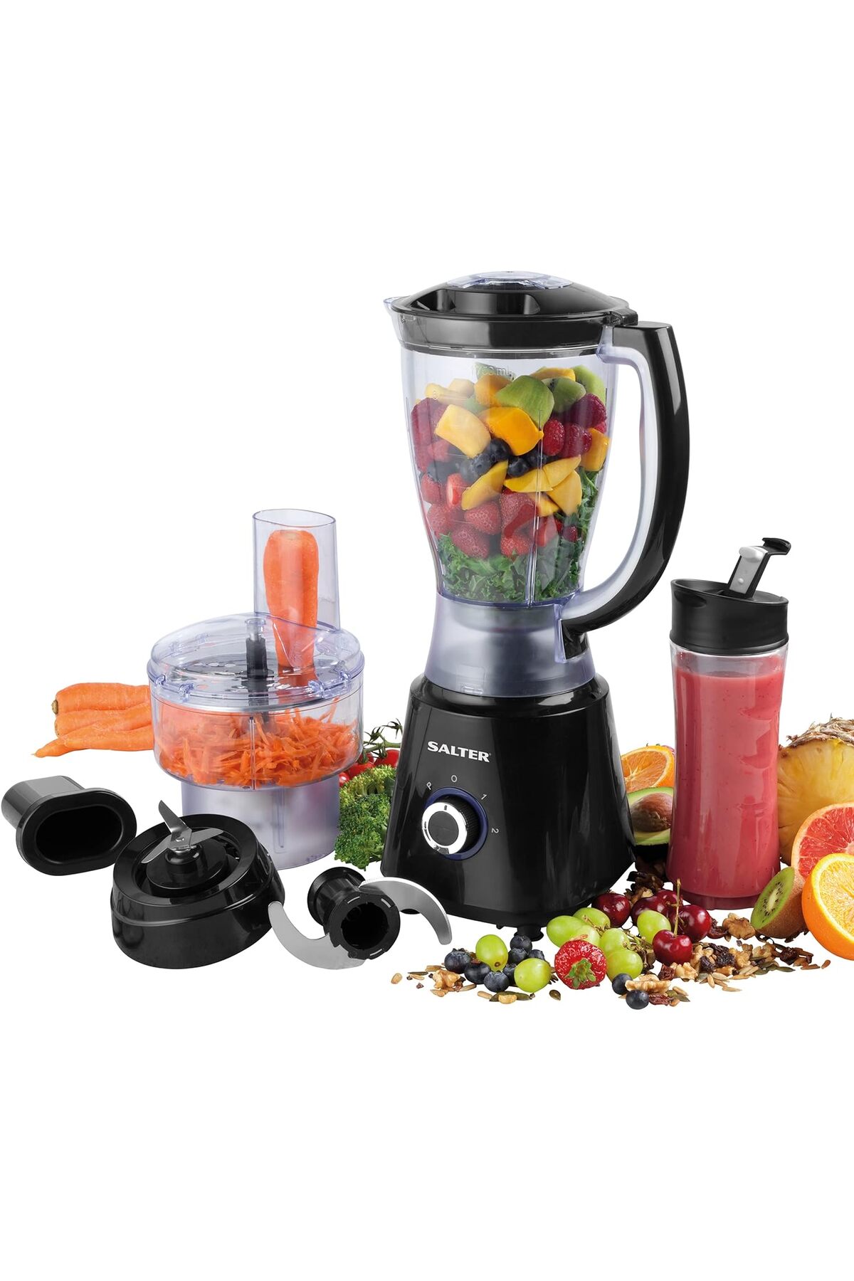 SALTER Home Salter EK4246 Deluxe 3'ü 1 Arada Sürahi Blender, Smoothie ...