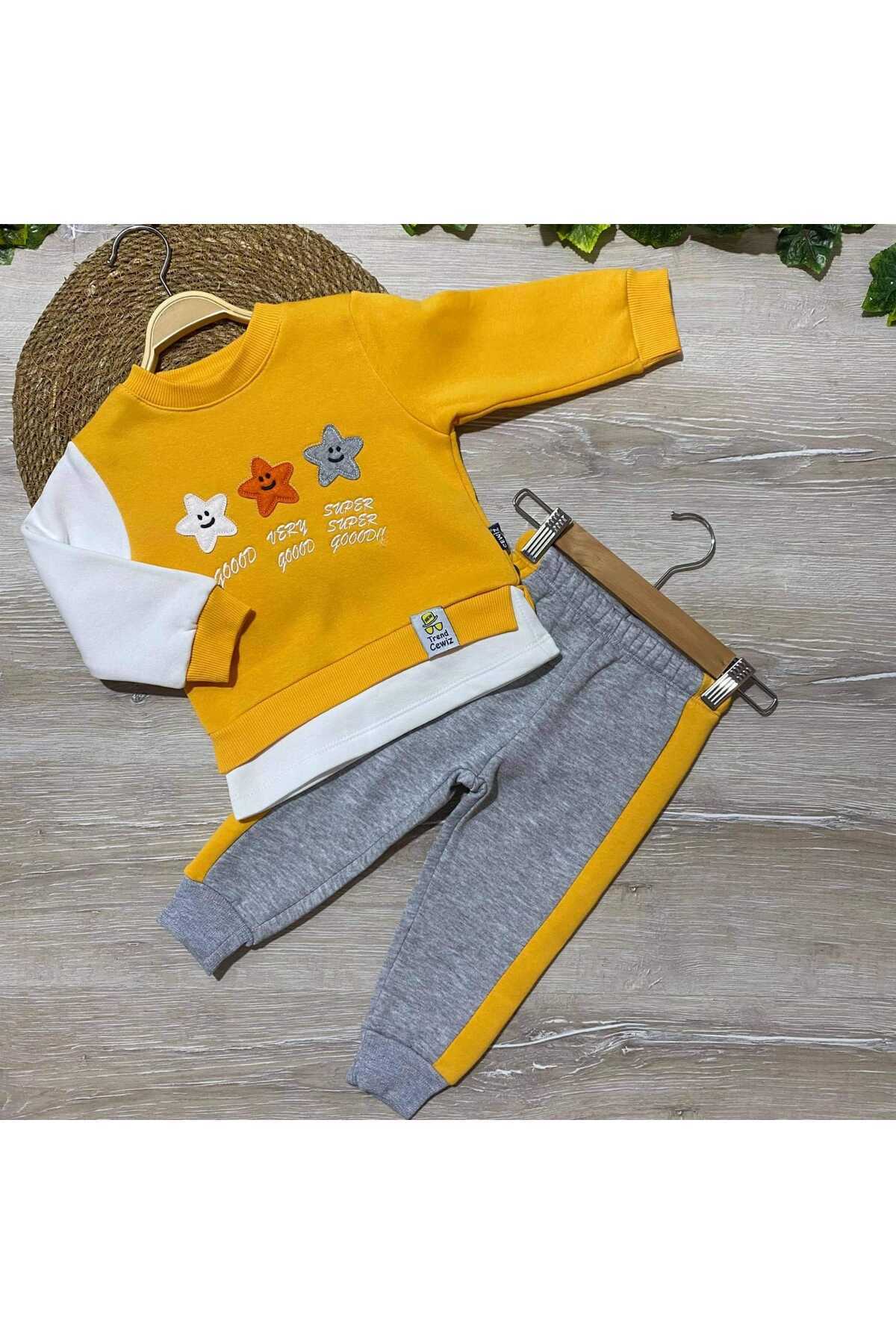 RAMADA %100 pamuk yıldız baskılı 3 ip çocuk takım Fiyatı, Yorumları ...