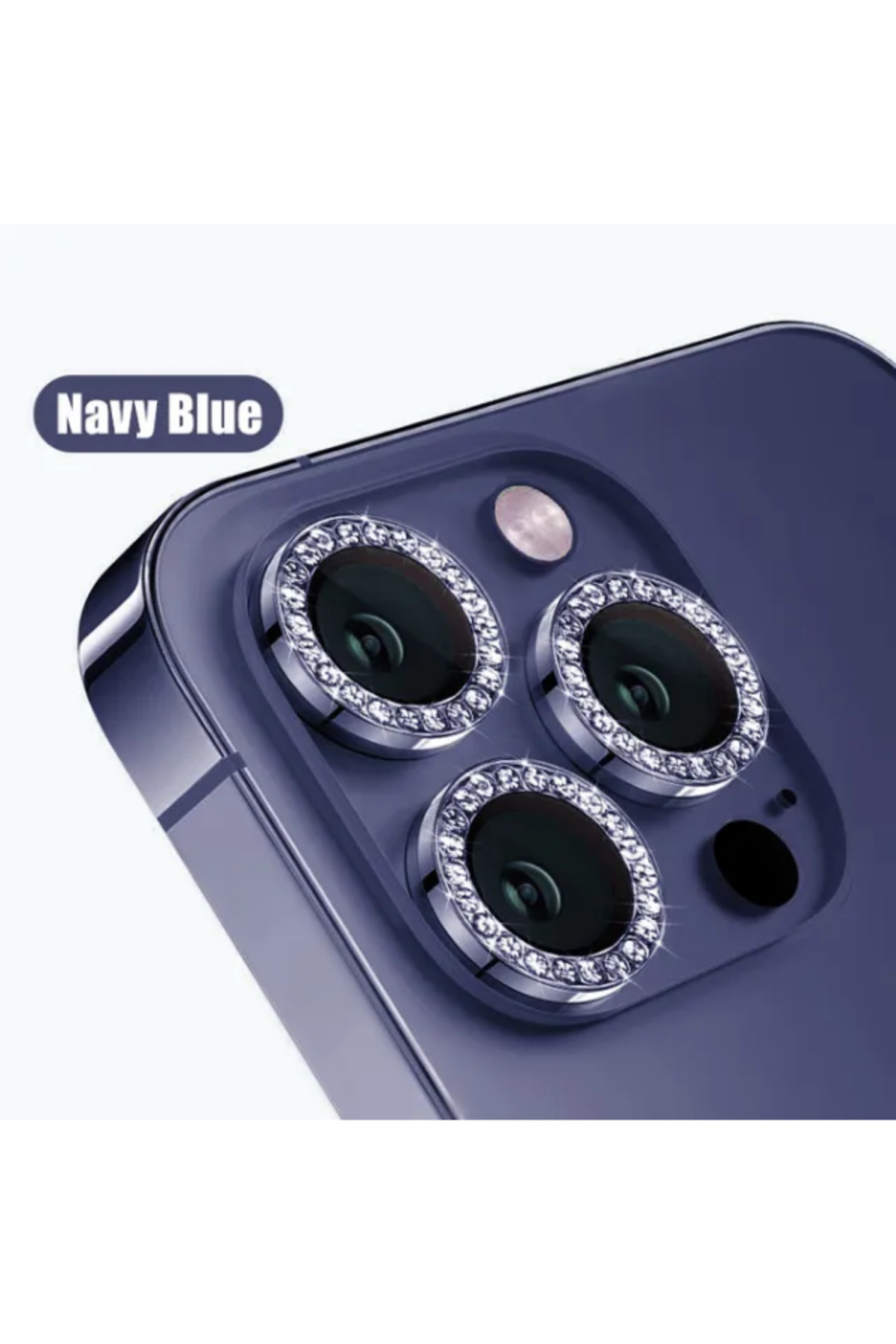 KVK PRİVACY Apple Iphone 15 Pro / Iphone 15 ProMax Kamera Koruma Taşlı ...