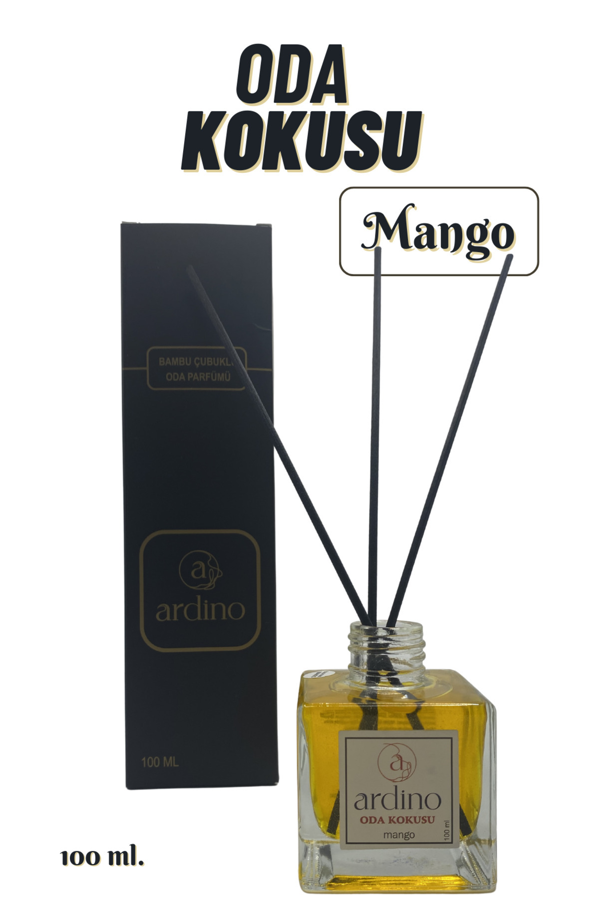 ARDİNO Ardino Bambu Çubuklu Oda Kokusu - Mango 100 ml - Fiyatı, Yorumları