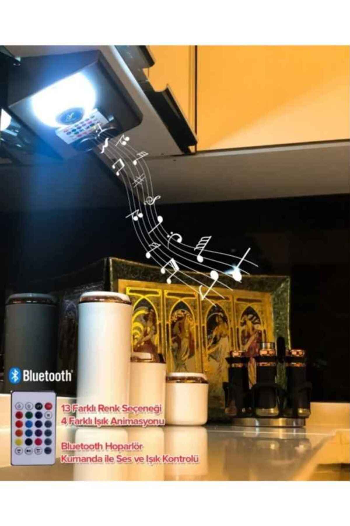 Venüss Mutfak Dolap Tezgah Altı Aydınlatma Ve Prizi (müzik Çalarlı ...