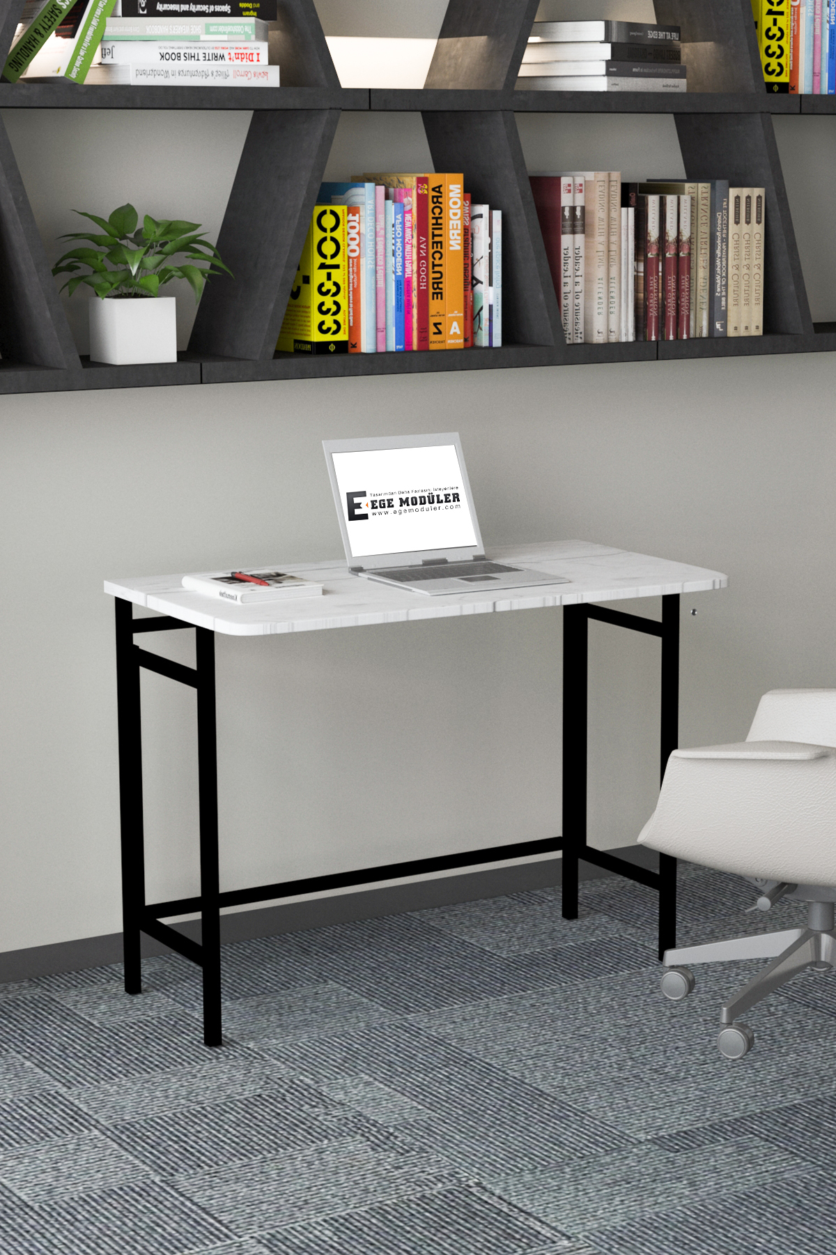 EGEMODÜLER Katlanabilir Çalışma Masası Katlanır Masa Bilgisayar Masası ...