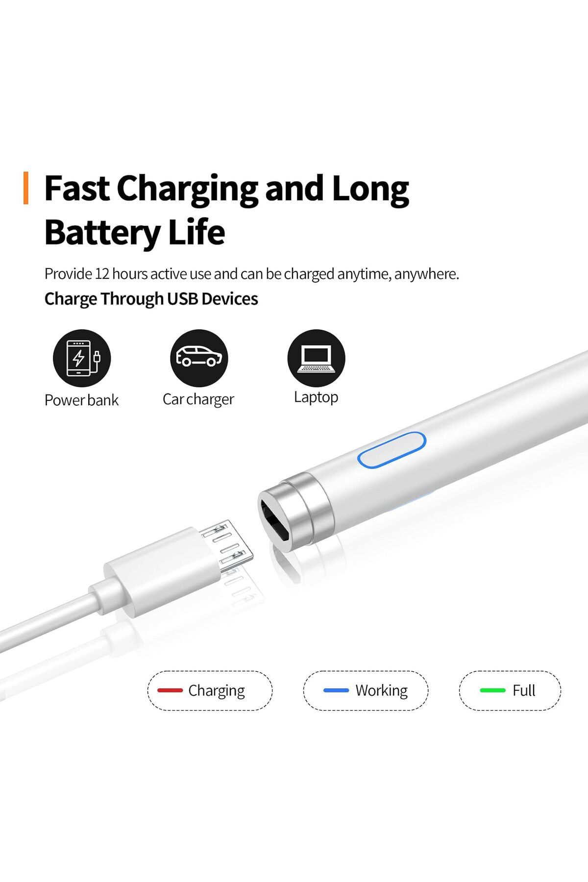 m.tk moveteck Xiaomi Redmi Pad Se 11 inç Uyumlu Android Tablet Kalemi ...