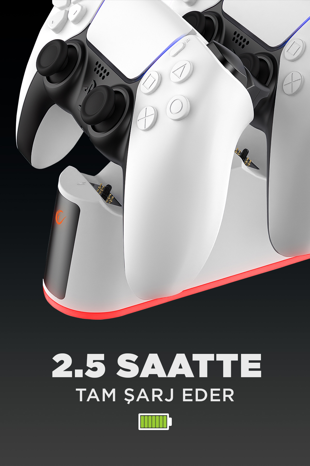 Rampage Rp-ps5 Playstation 5 Rgb Işıklı Hızlı Şarj Istasyonu - Fiyatı ...