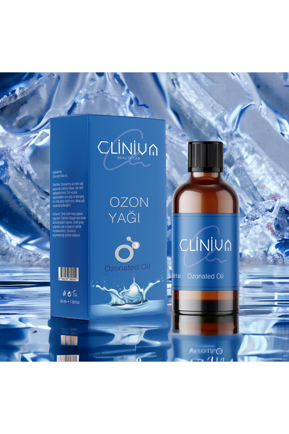 cliniva Ozon Yağı Saf 50ml (%100 Doğal Ozonlanmış Zeytin Yağı) - Fiyatı, Yorumları