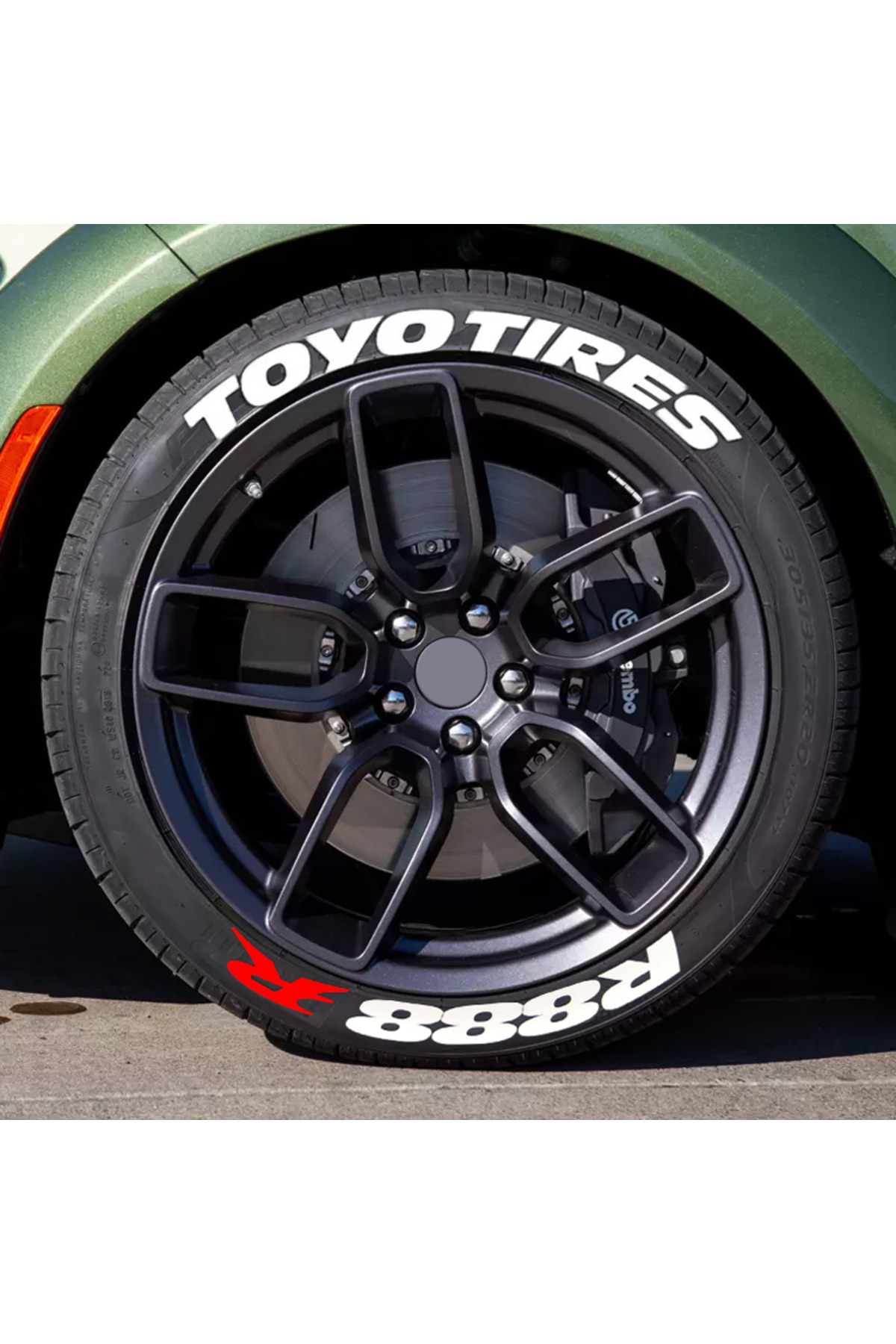 bombtire Toyo Tires R888r Tire Lettering Auto/motor Sticker Rigging ...