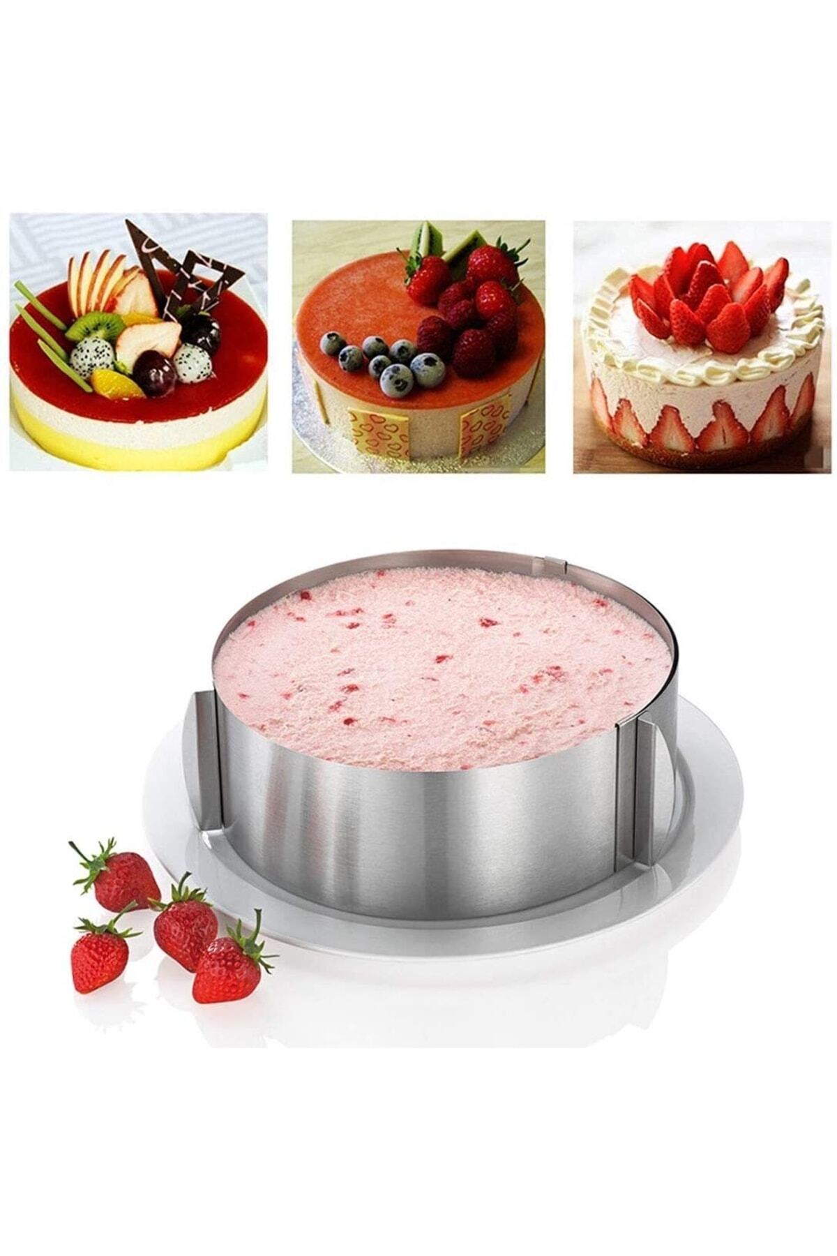 Genel Markalar Ayarlanabilir Yuvarlak Pasta Çemberi Yükseklik 10 Cm ...