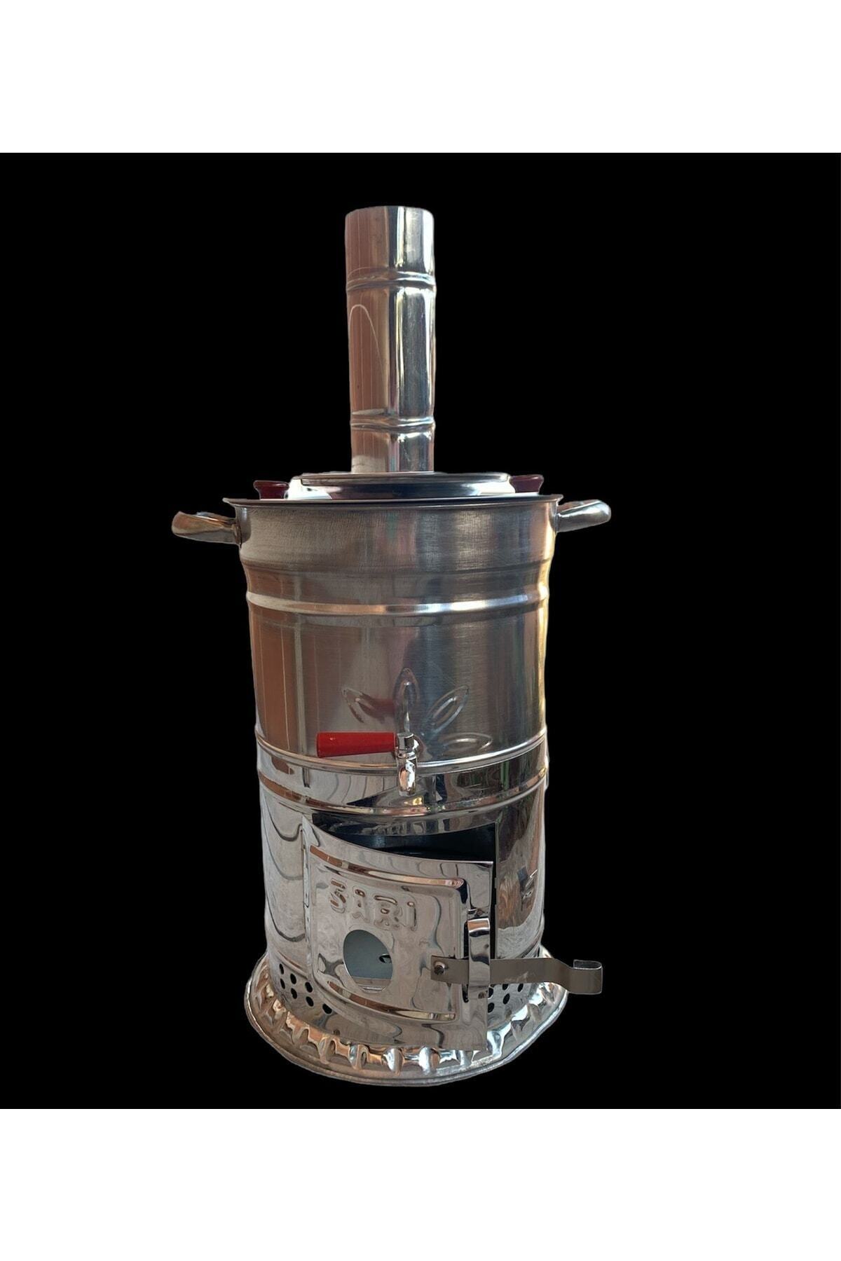 SARI Tek Musluklu Semaver Odunlu Semaver Kömürlü Semaver Köz Semaveri ...