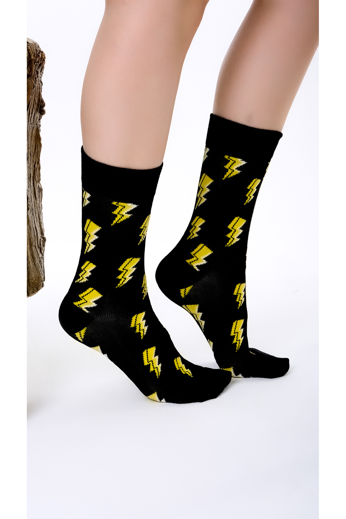 Socks Tunnel Unisex Şimşek Desenli Renkli Çorap Fiyatı, Yorumları ...