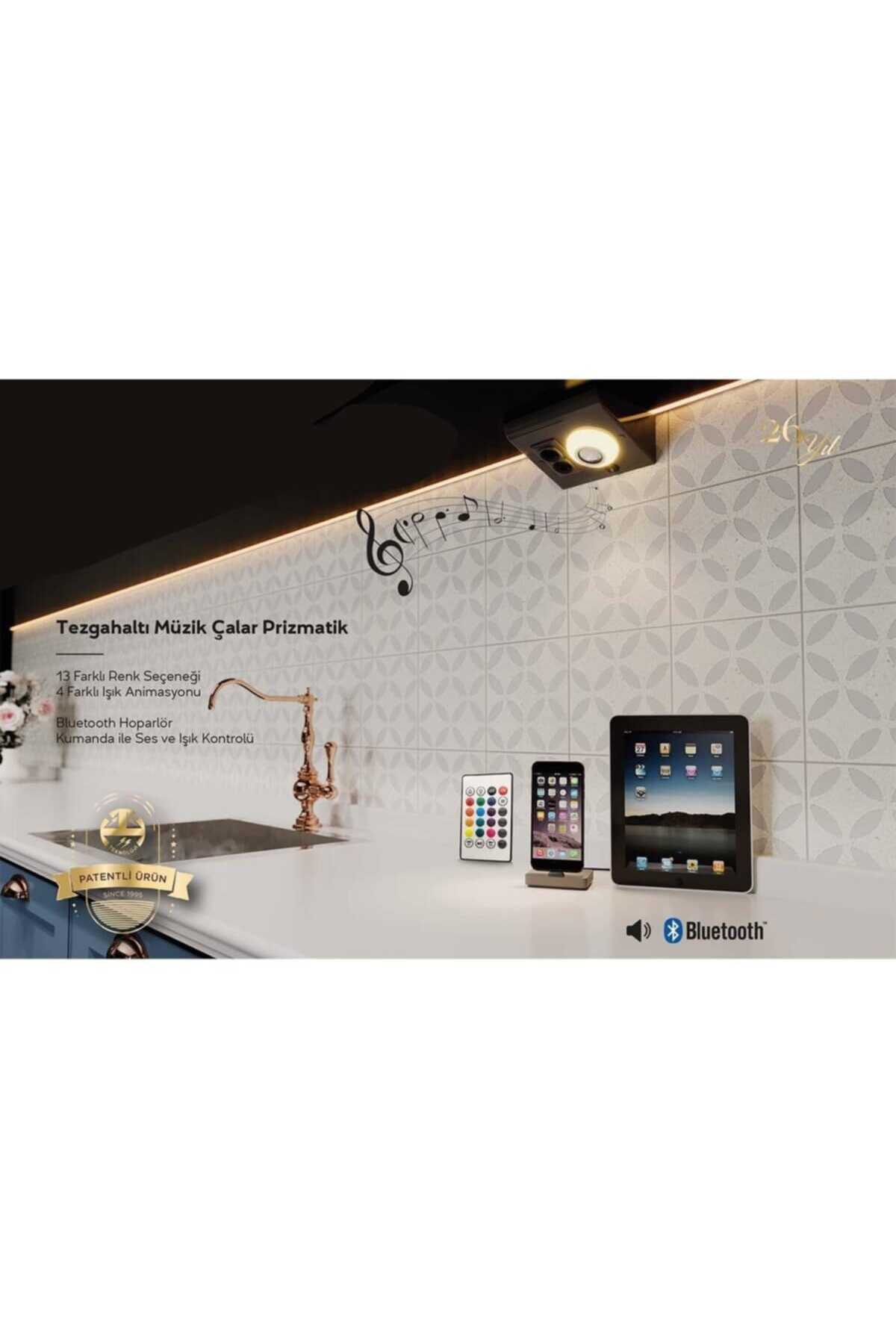 Venüss Mutfak Dolap Tezgah Altı Aydınlatma Ve Prizi (müzik Çalarlı ...