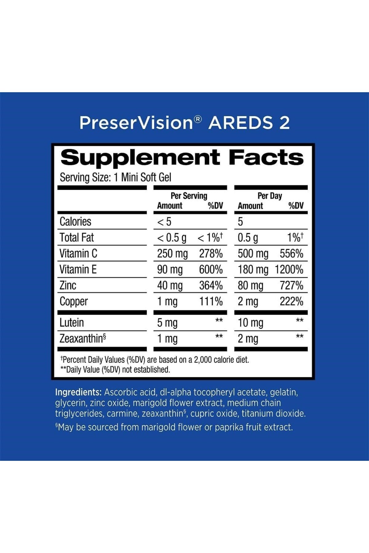 Bausch & Lomb Bausch Lomb PreserVision AREDS 2 Göz Vitamini 120 Kapsül - Fiyatı, Yorumları