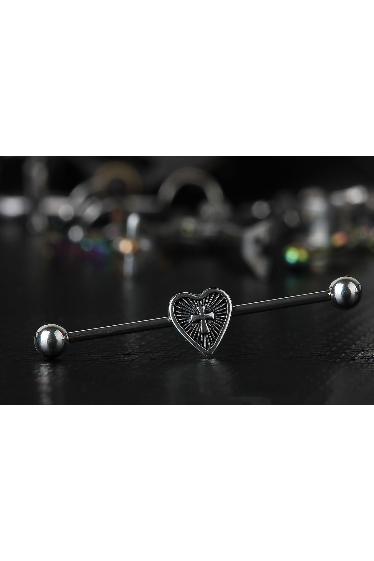 depozoom Cerrahi Çelik Hac Kalp Köprü Piercing - Fiyatı, Yorumları