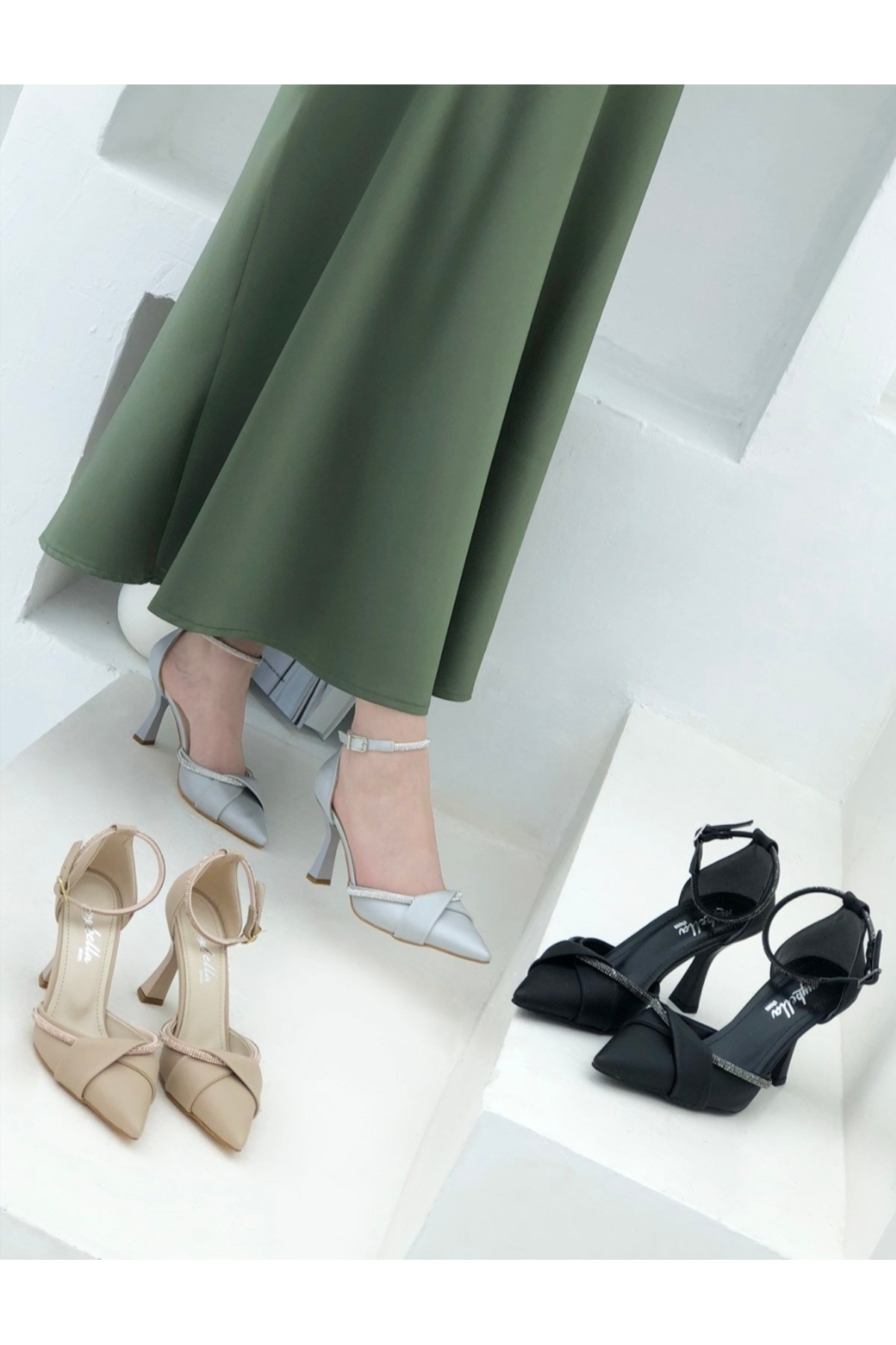 CHAMBERRY Siyah taşlı biyeli abiye ayakkabı Fiyatı, Yorumları - Trendyol