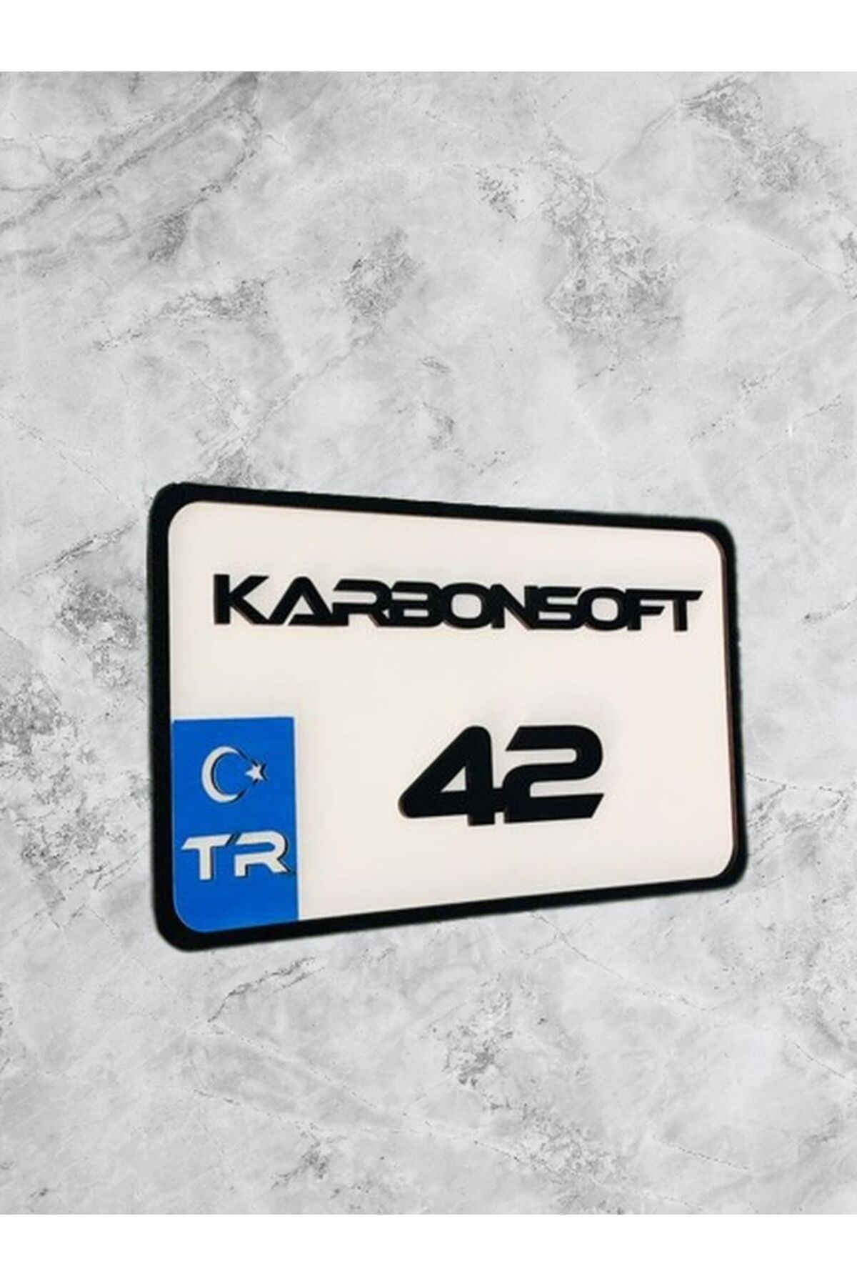 karbonsoft Kişiye Özel Ahşap Dekor Plaka, Bisiklet Plaka, Isimli Plaka, Cam Önü Plakası ...