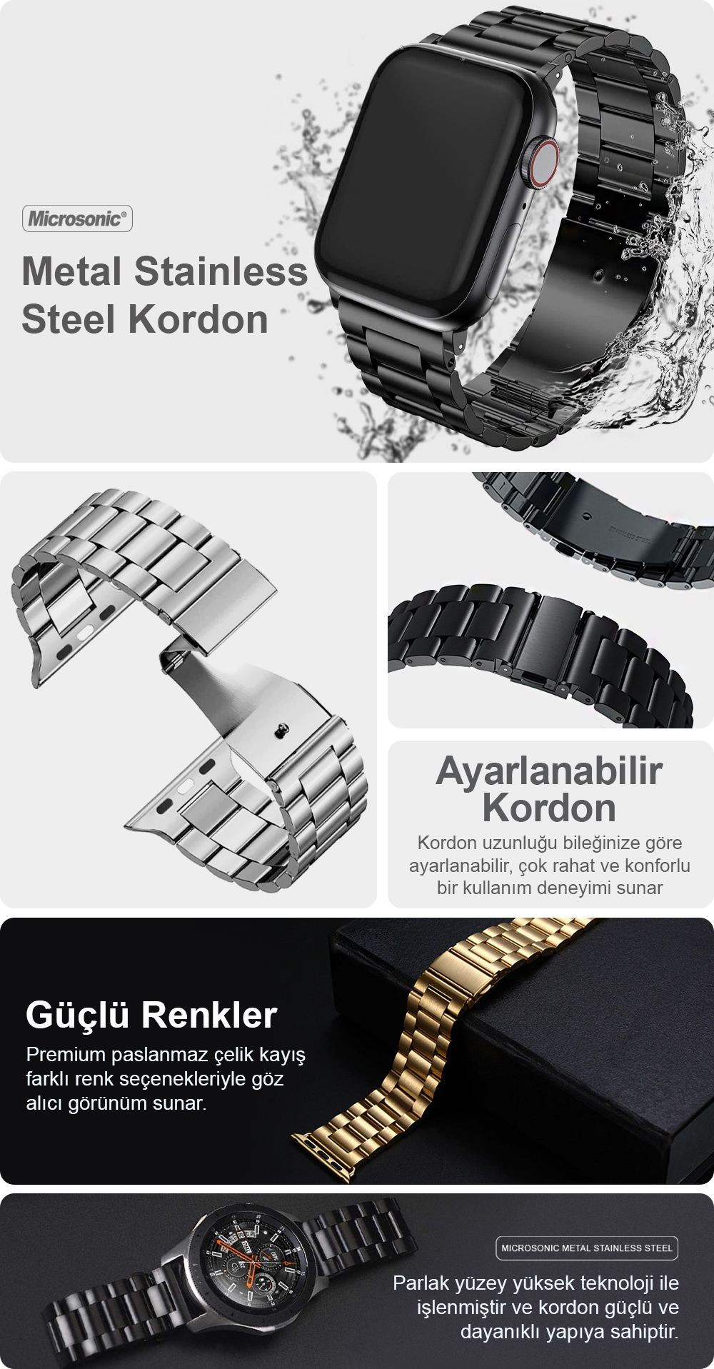 Microsonic Huawei Watch Gt 3 Pro Kordon 46 mm Titanyum Metal Siyah Fiyatı - Trendyol