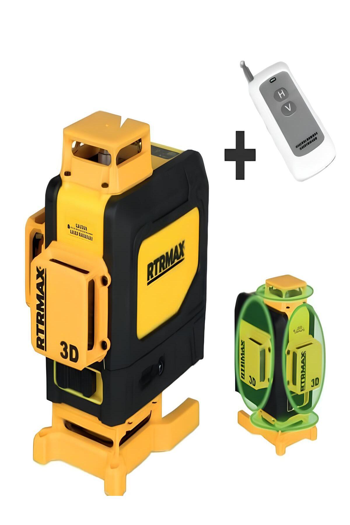 Rtrmax RTM059 Profesyonel Li-ion Şarjlı 4X360? Yeşil Lazer Distomat ...