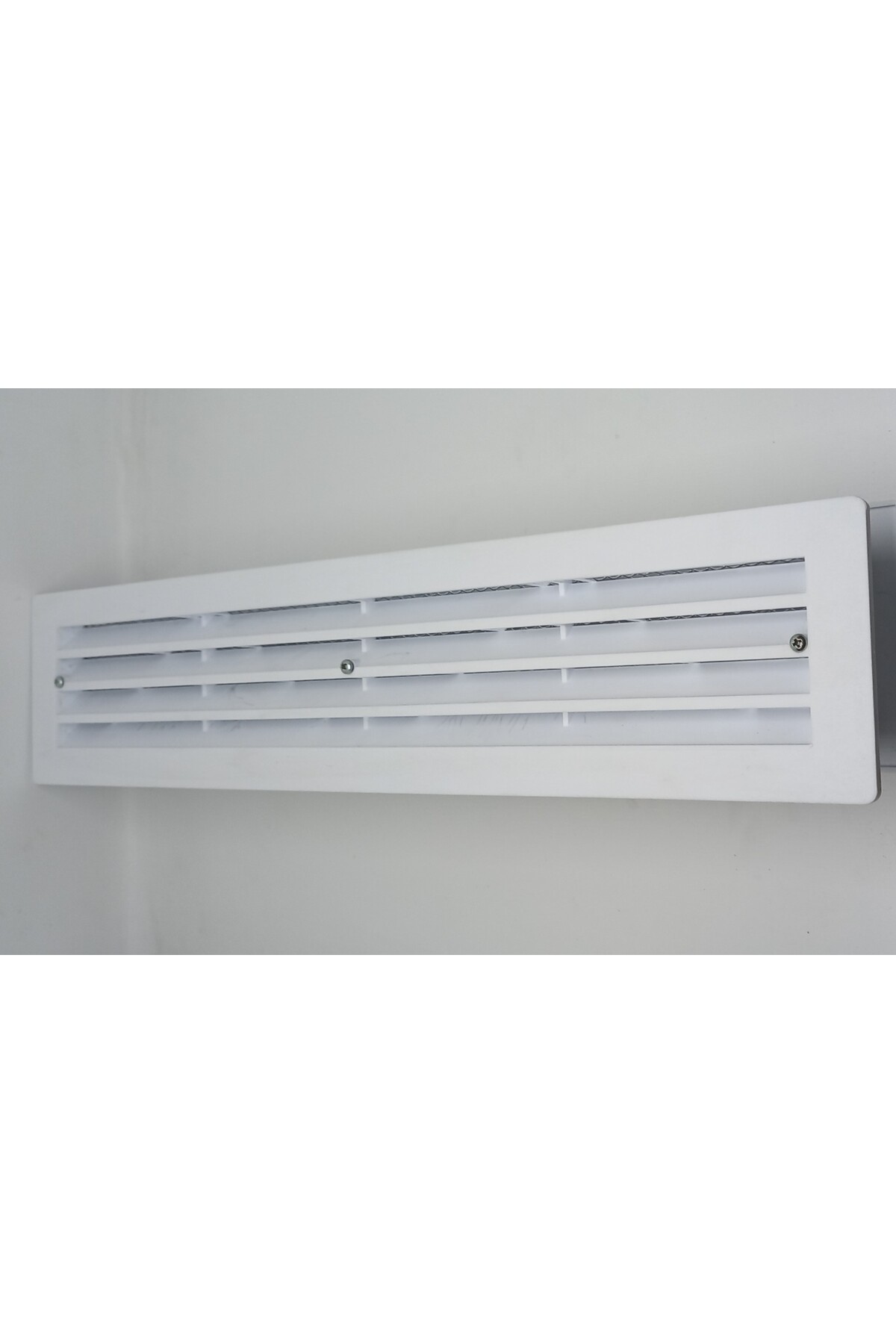 RENUZU Kapı Altı Menfez Beyaz 9x 40 Çift Izgaralı Transfer Menfezi Anti ...